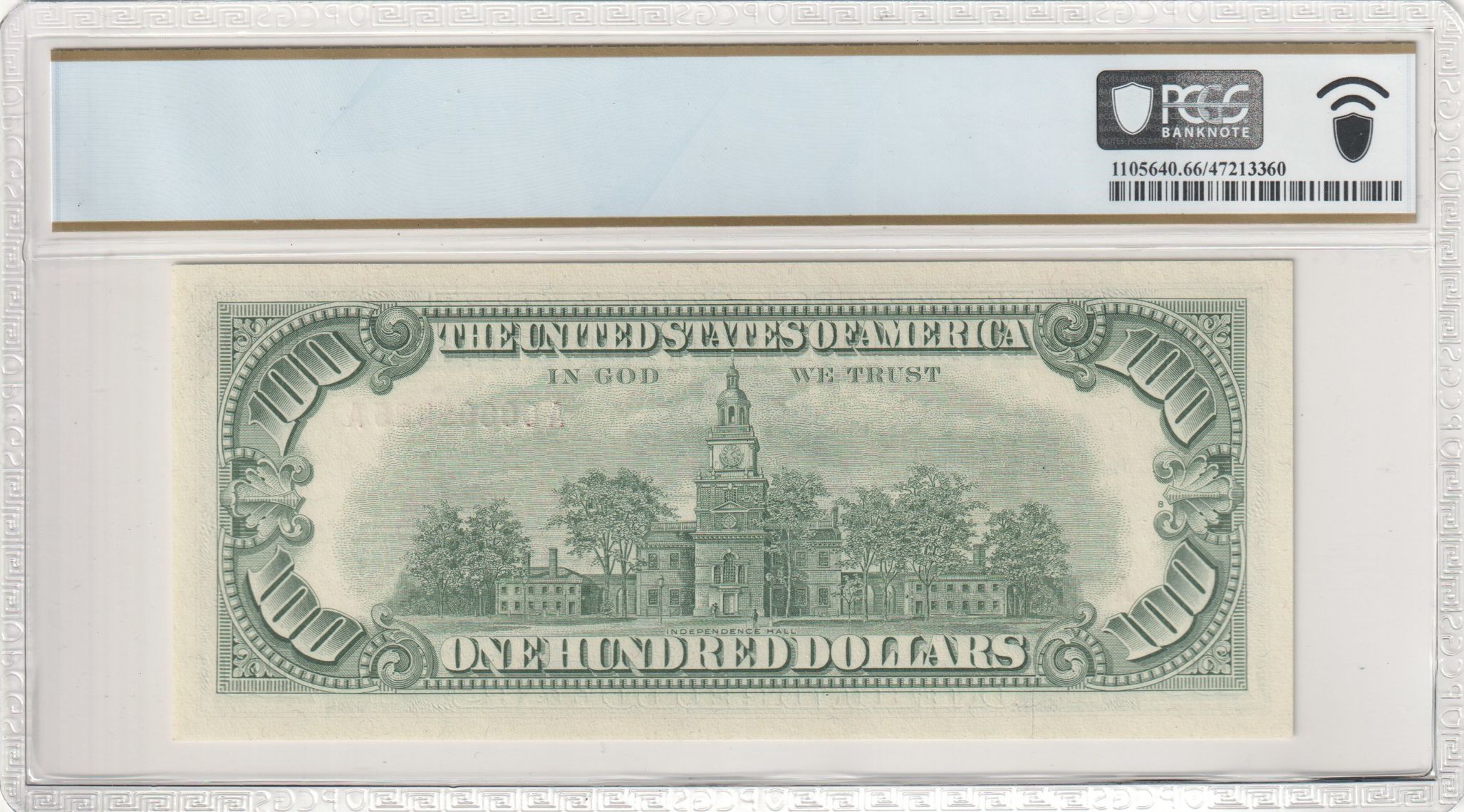 PCGS Certificate Verification Banknote Details for Cert #47213360