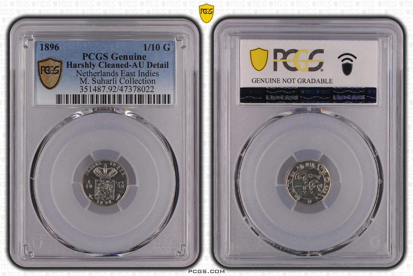 PCGS Certificate Verification Coin Details for Cert #47378022