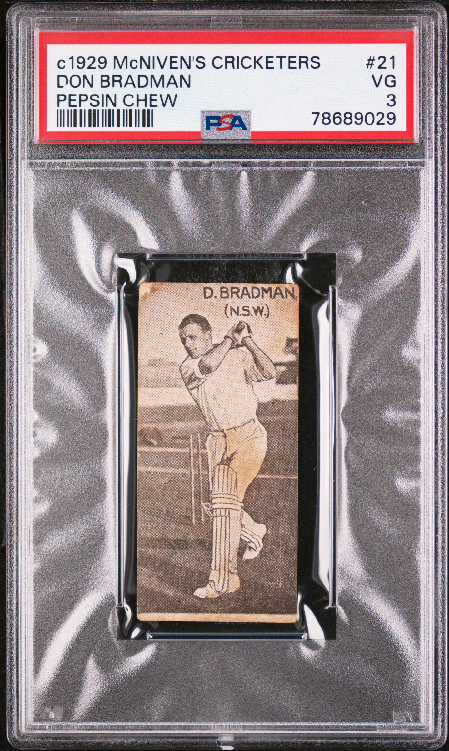 Rookies Showcase Image Gallery: Don Bradman Rookie Cards - Cricket