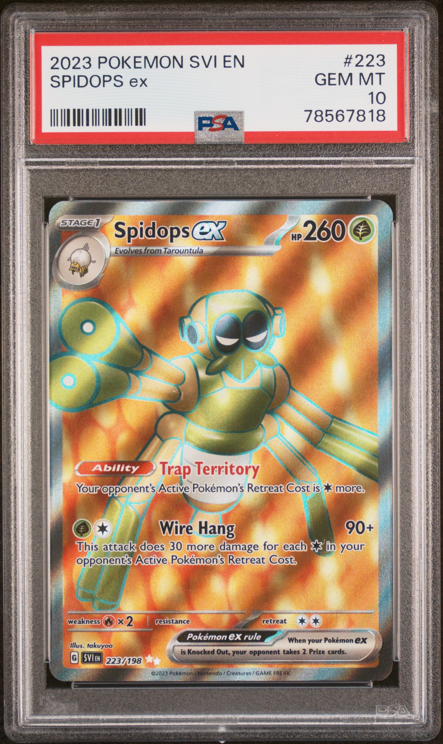 Spidops ex 2023 Scarlet & Violet #223/198 Ultra Rare (Full Art) Price ...