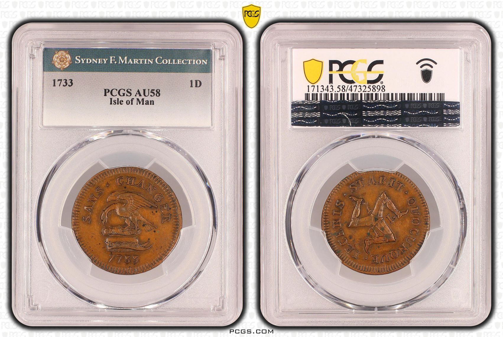 PCGS Certificate Verification Coin Details for Cert #47325898