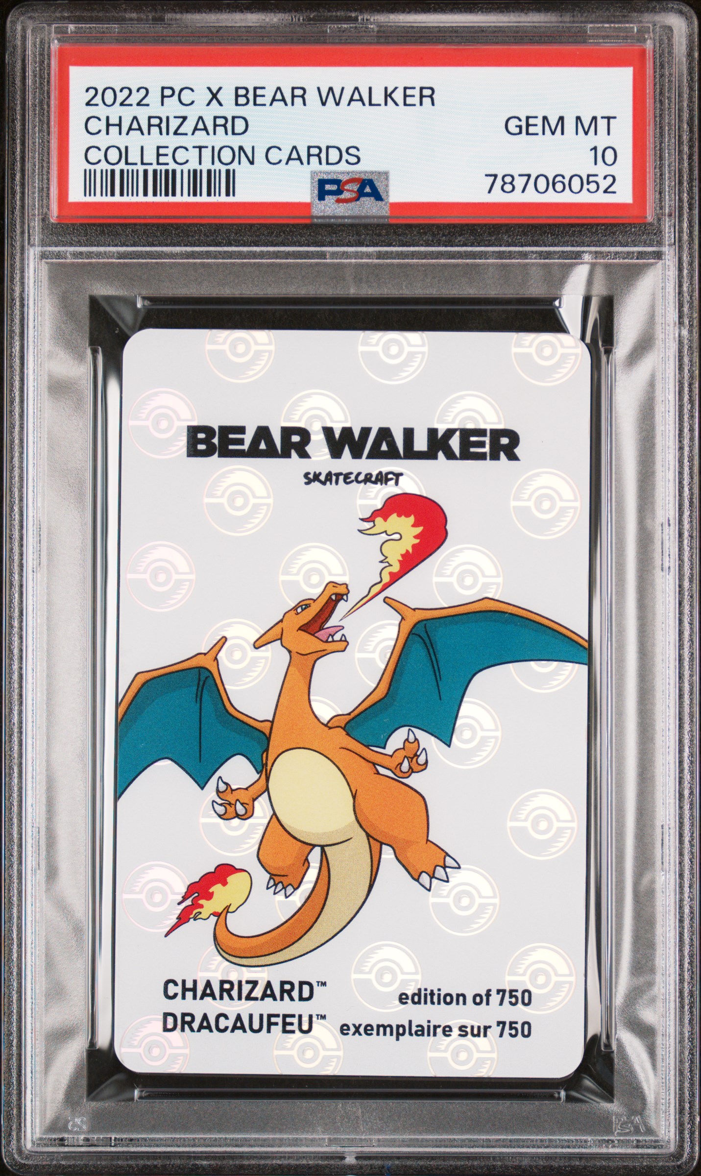 2022 CHARIZARD POKEMON CENTER X BEAR WALKER COLLECTION CARDS COLLECTION ...