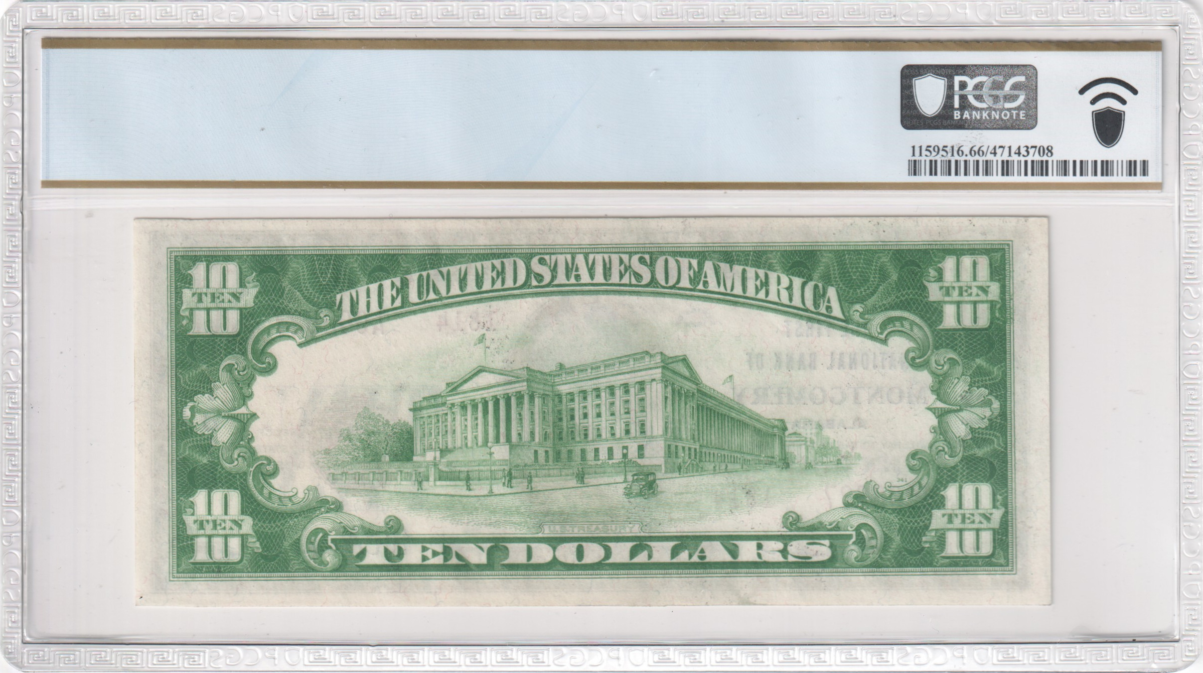Fr. 1801-2 1929 $10 The First National Bank of 1814 Type 2 - PCGS NoteFacts