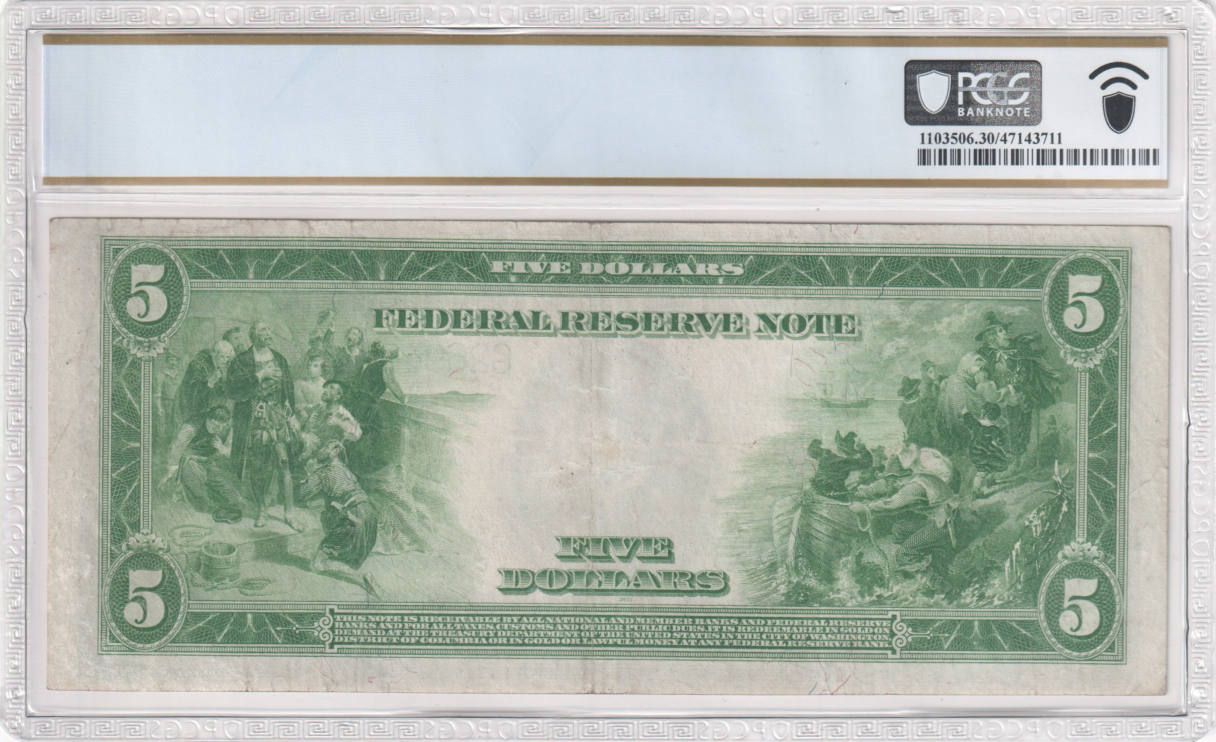 PCGS Certificate Verification Banknote Details for Cert #47143711