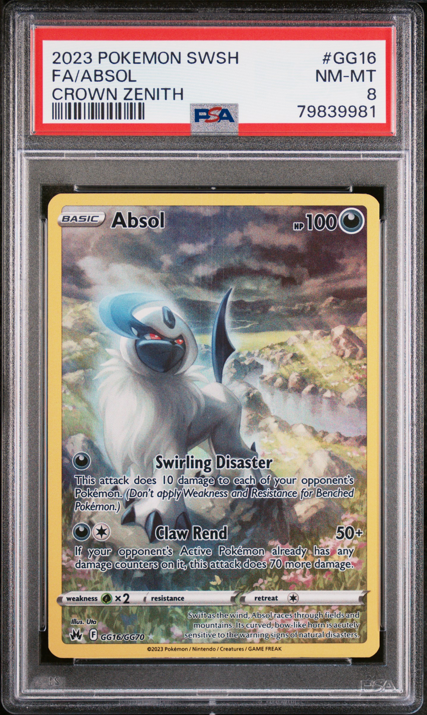 Absol 2023 Crown Zenith #GG16/GG70 Galarian Gallery PSA 8 Price Guide - Sports Card Investor
