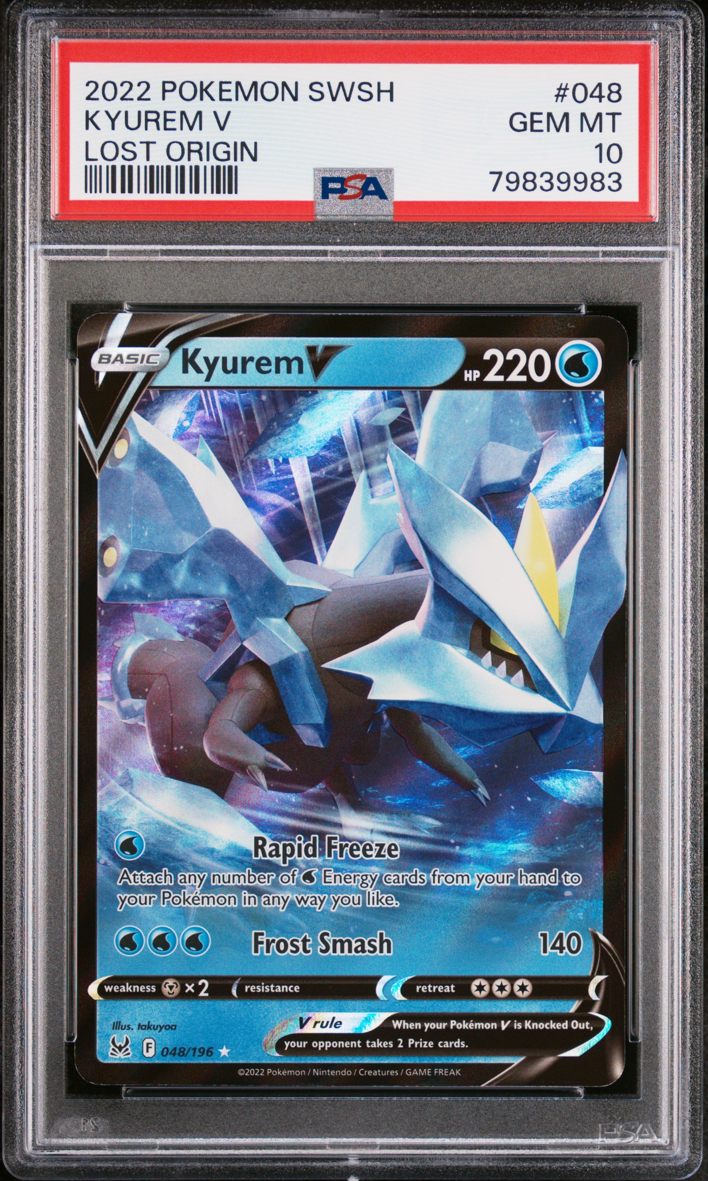 Kyurem V 2022 Sword & Shield: Lost Origin #048/196 Holo Price Guide ...