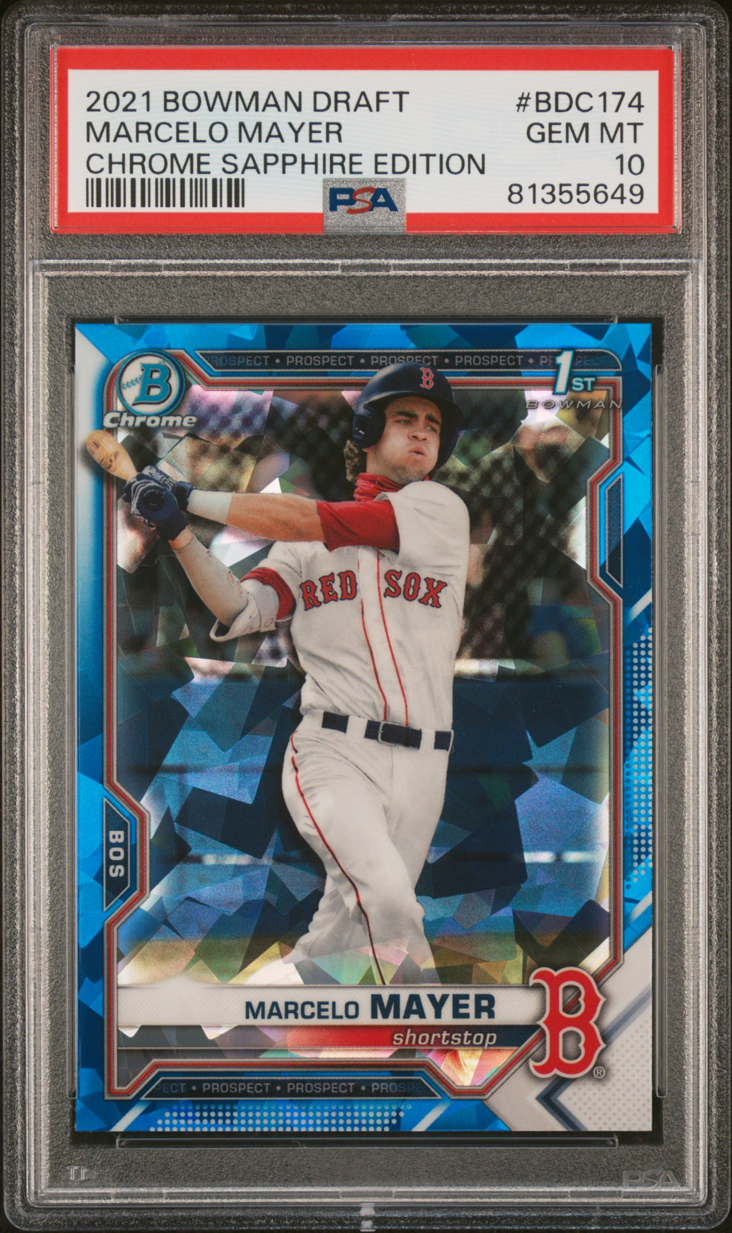 Marcelo Mayer 2021 Bowman Draft Sapphire Edition #BDC-174 Chrome (1st ...