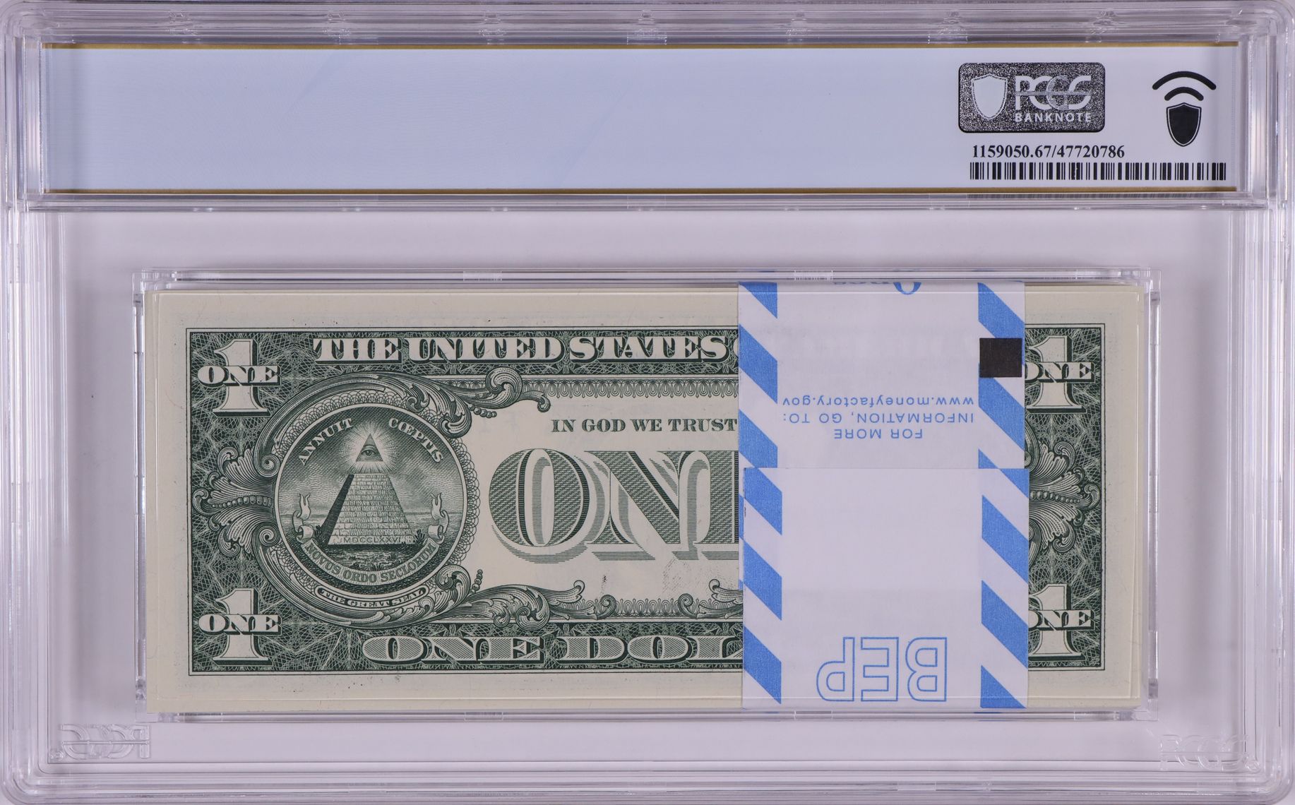 PCGS Certificate Verification Banknote Details for Cert #47720786