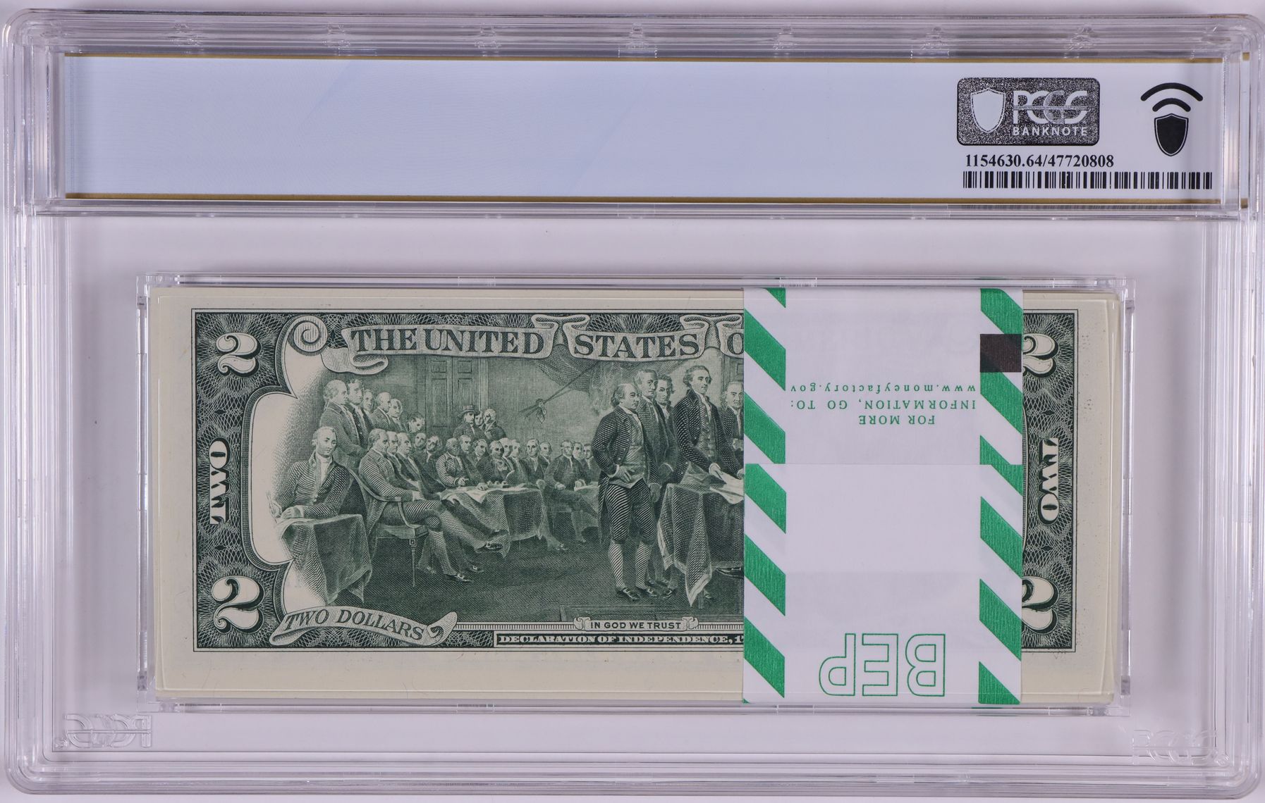 PCGS Certificate Verification Banknote Details for Cert #47720808