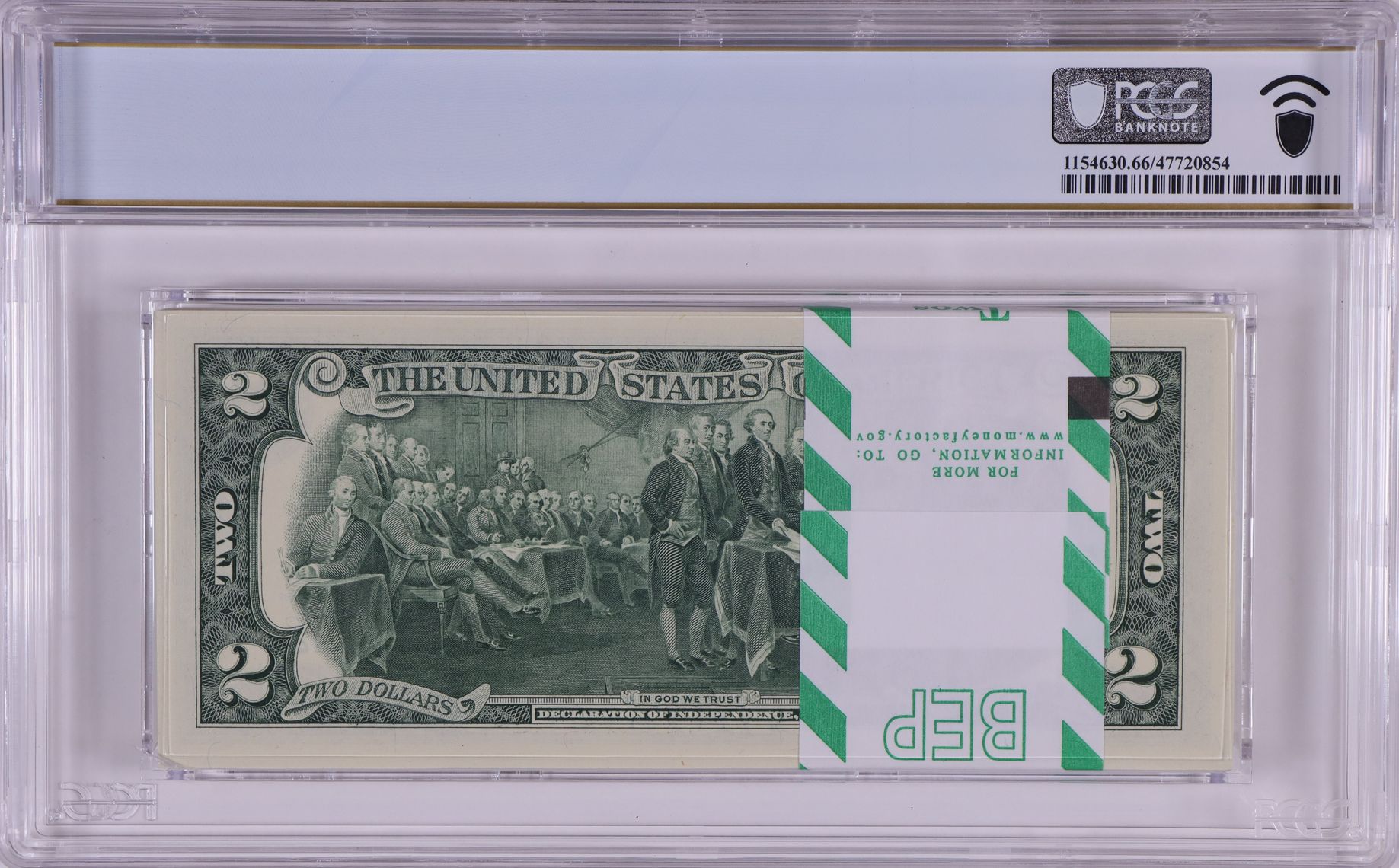 PCGS Certificate Verification Banknote Details for Cert #47720854