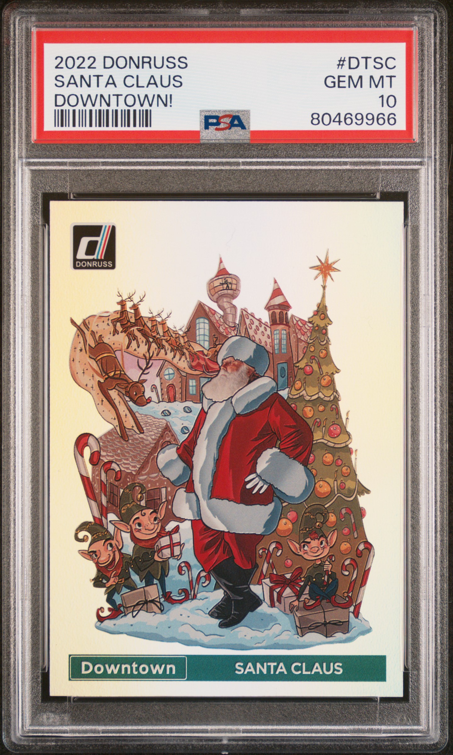 2022 SANTA CLAUS PANINI DONRUSS DOWNTOWN DOWNTOWN! PSA 10 | Veriswap