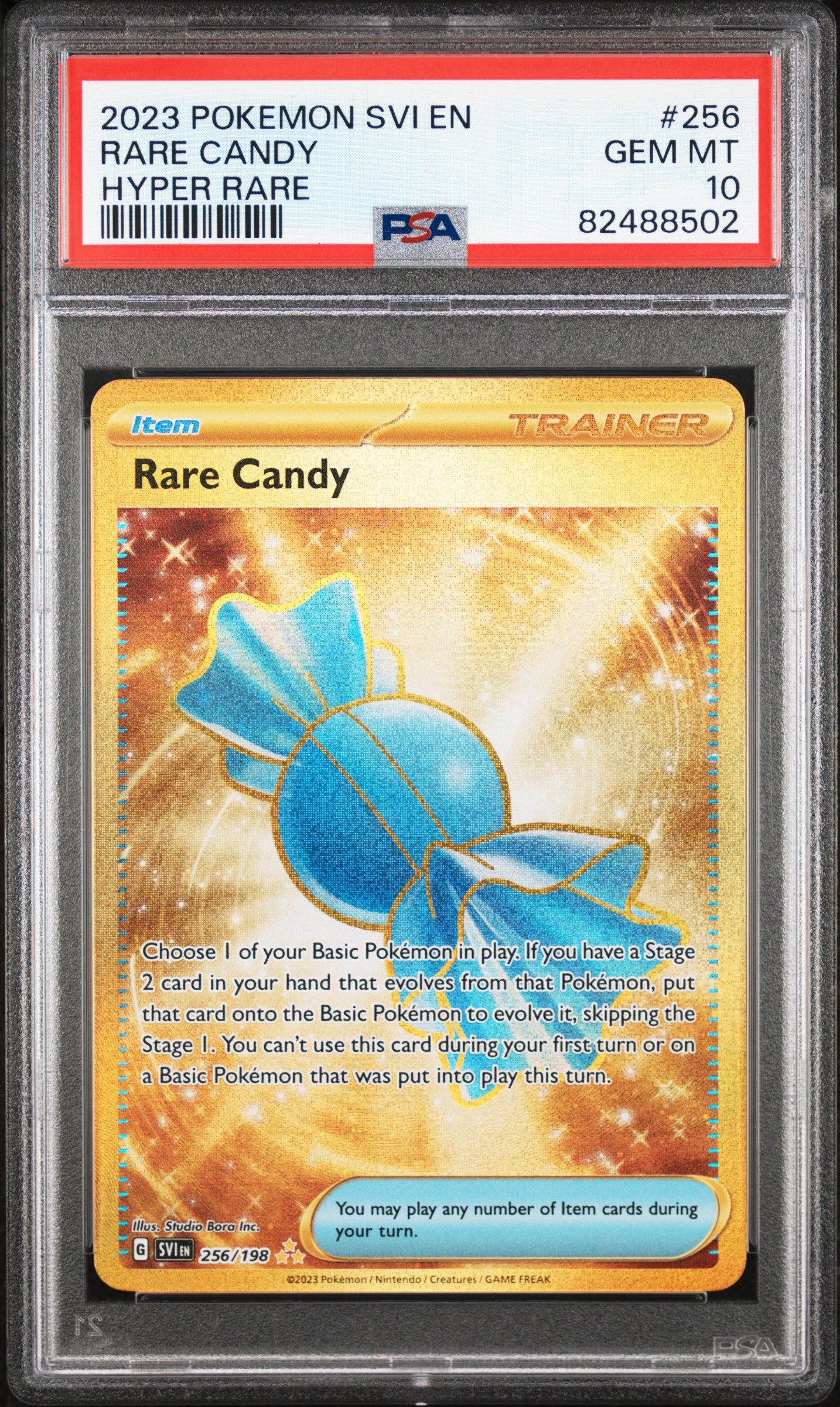 Rare Candy 2023 Scarlet & Violet #256/198 Hyper Rare (Secret) PSA 10 Price Guide - Sports Card ...