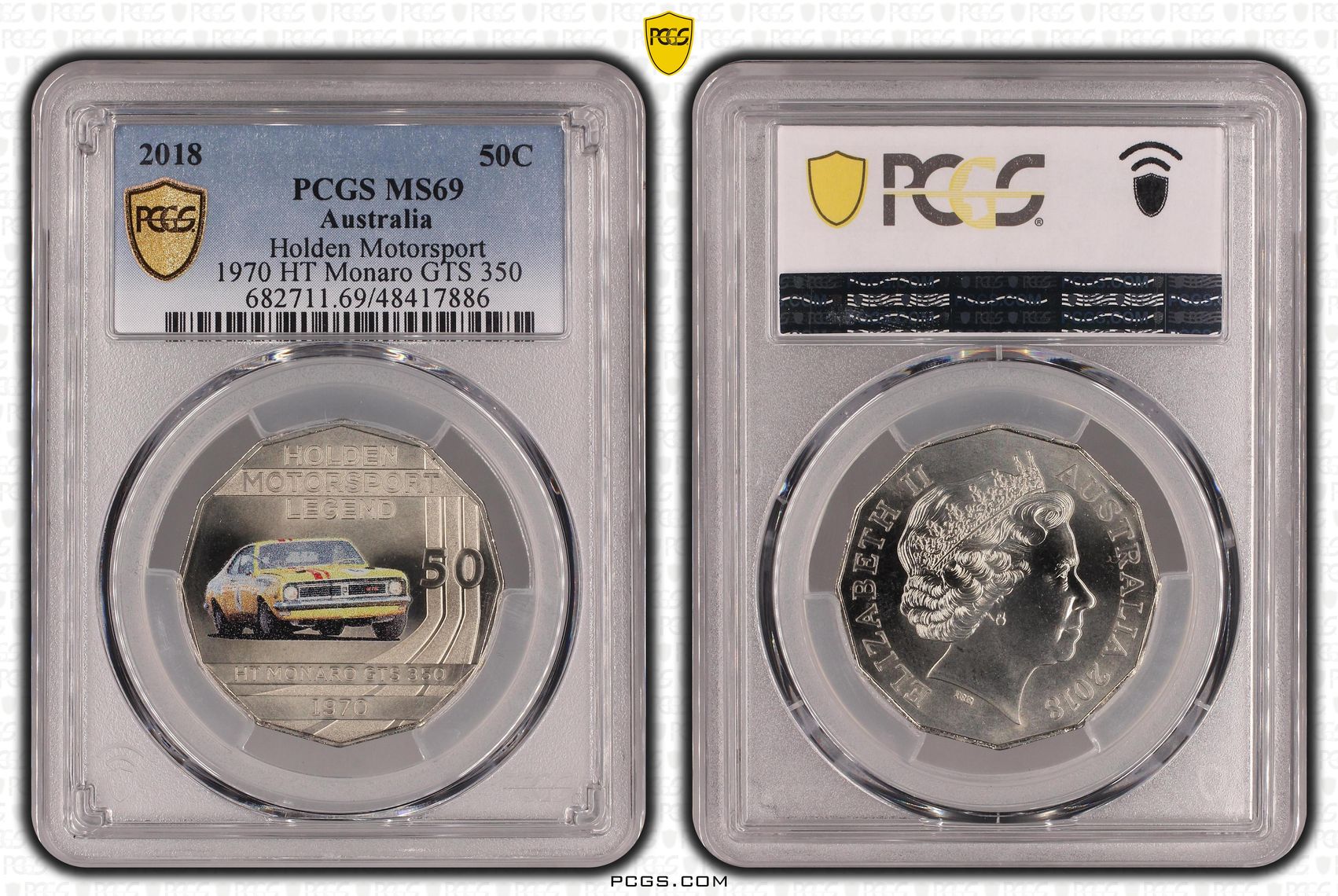 PCGS Certificate Verification Coin Details for Cert #48417886