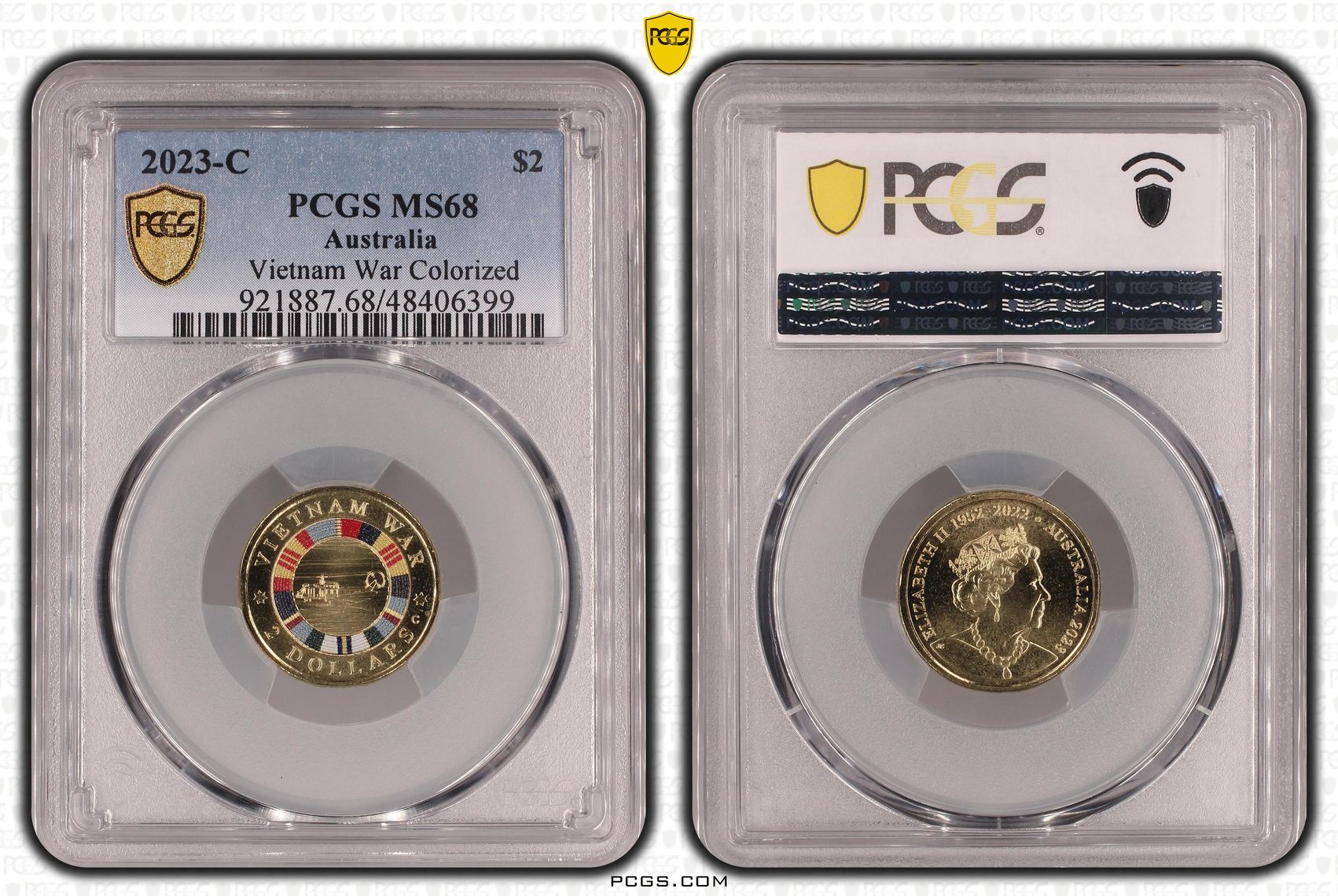 PCGS Certificate Verification Coin Details for Cert #48406399