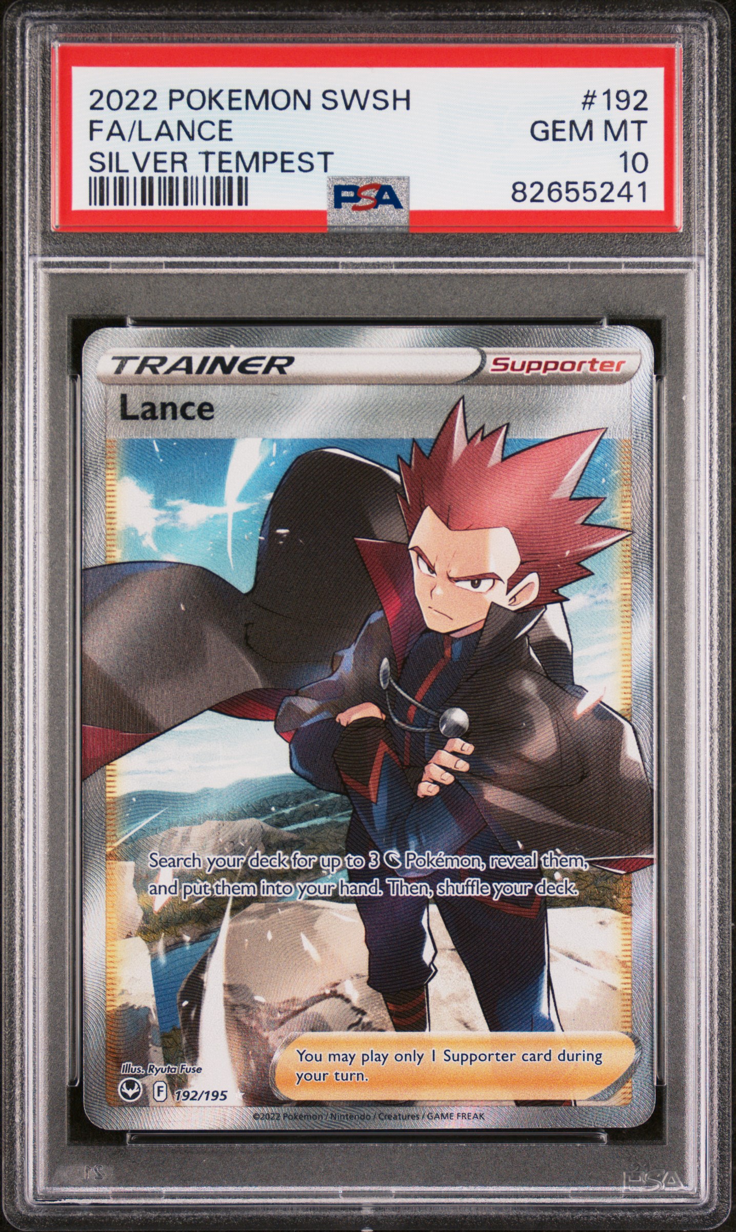 Lance 2022 Sword & Shield: Silver Tempest #192/195 Holo (Full Art) PSA ...