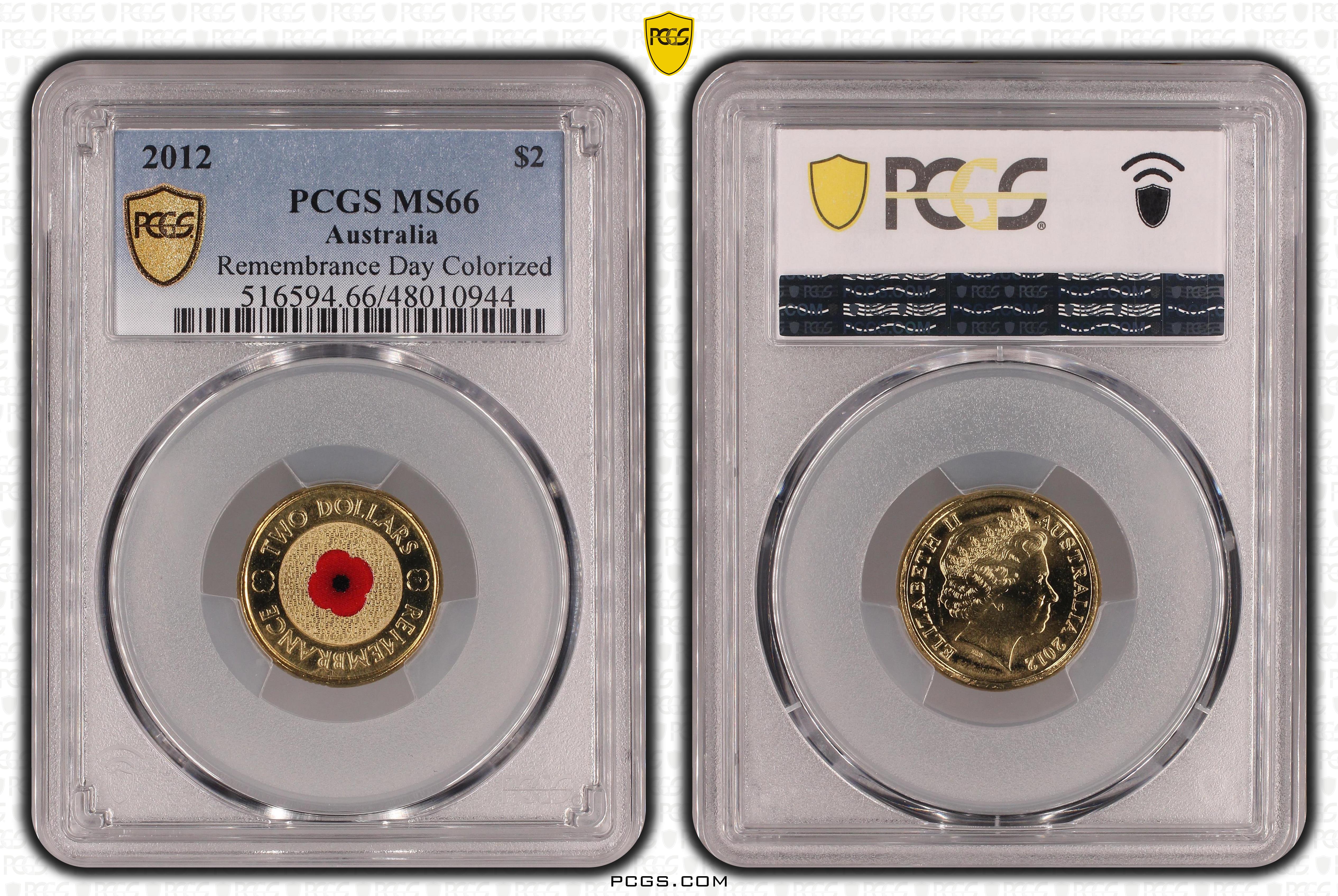 PCGS Certificate Verification Coin Details for Cert #48010944