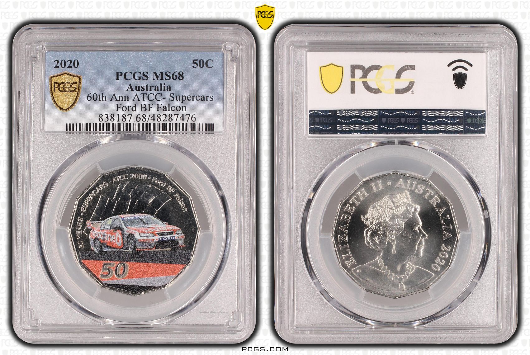 PCGS Certificate Verification Coin Details for Cert #48287476