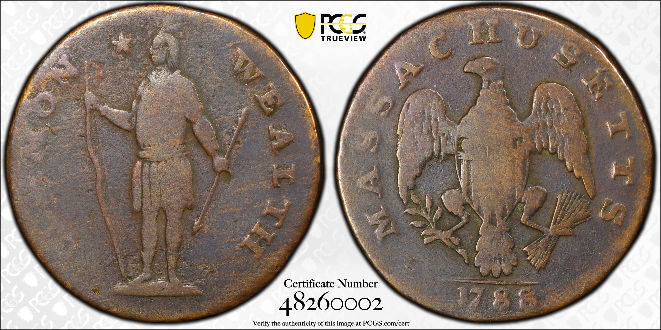 PCGS Certificate Verification Coin Details for Cert #48260002