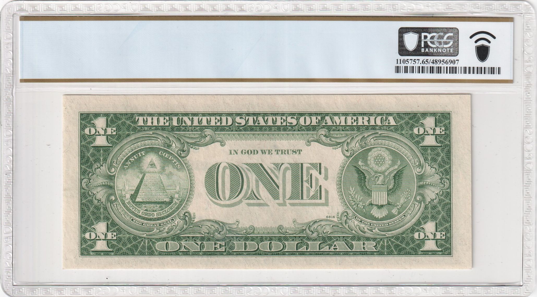 PCGS Certificate Verification Banknote Details for Cert #48956907