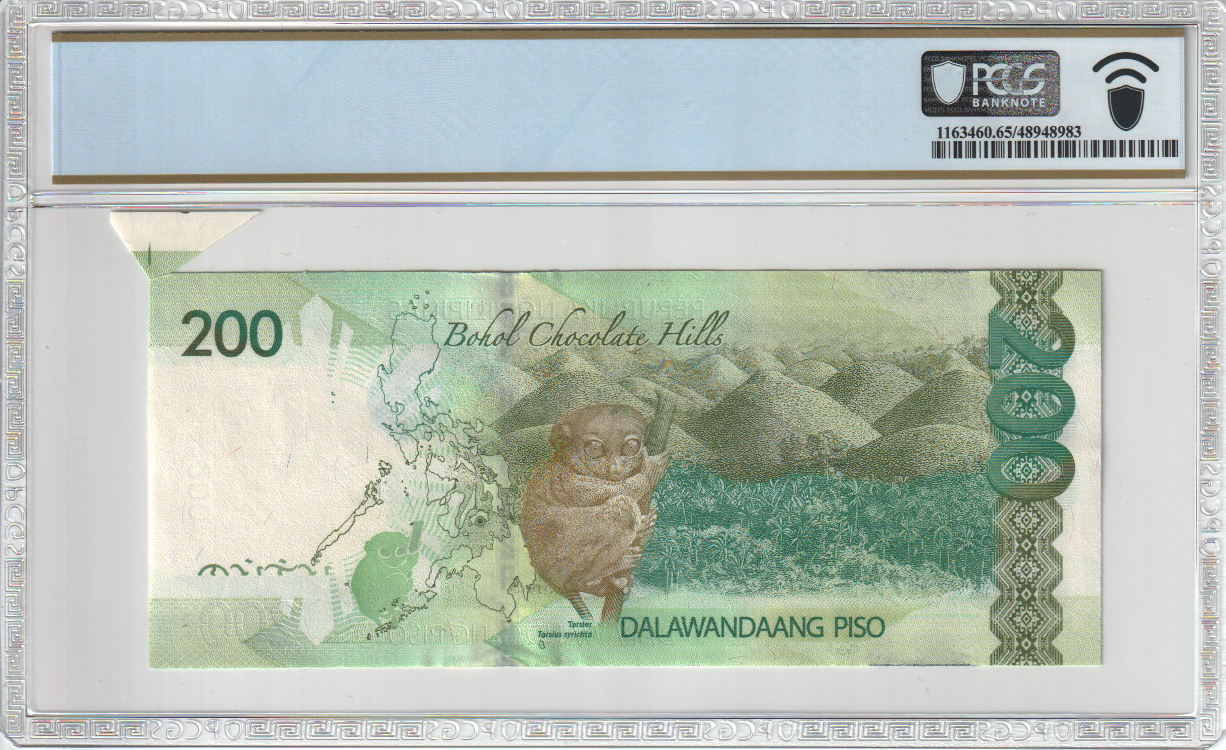 Pick # 226 2020 200 Piso ERROR NOTE Bangko Sentral Ng Pilipinas ...