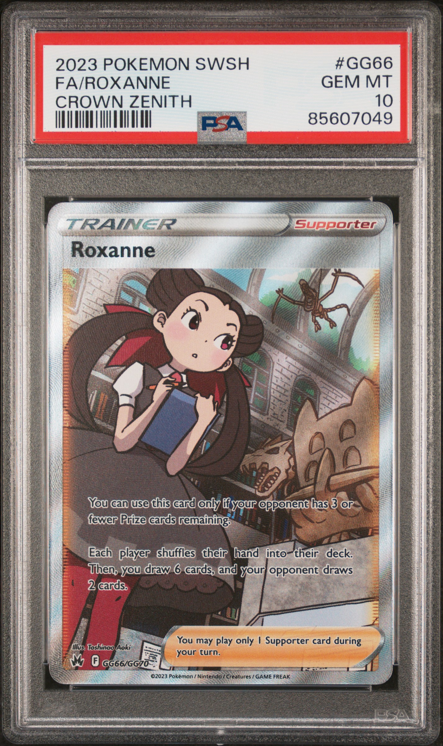 Roxanne 2023 Crown Zenith #GG66/GG70 Galarian Gallery PSA 10 Price ...