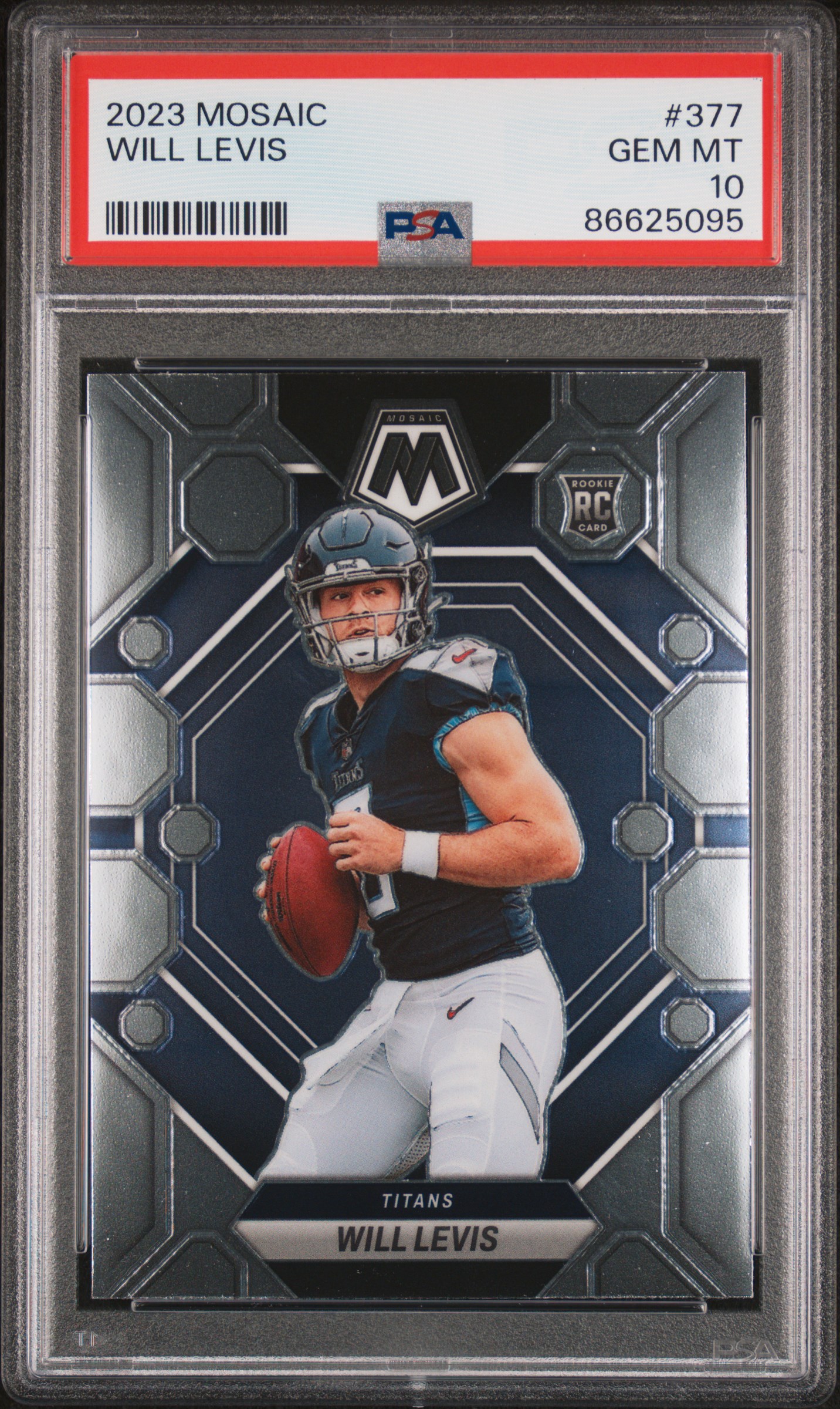 Will Levis 2023 Mosaic #377 Base PSA 10 Price Guide - Sports Card Investor