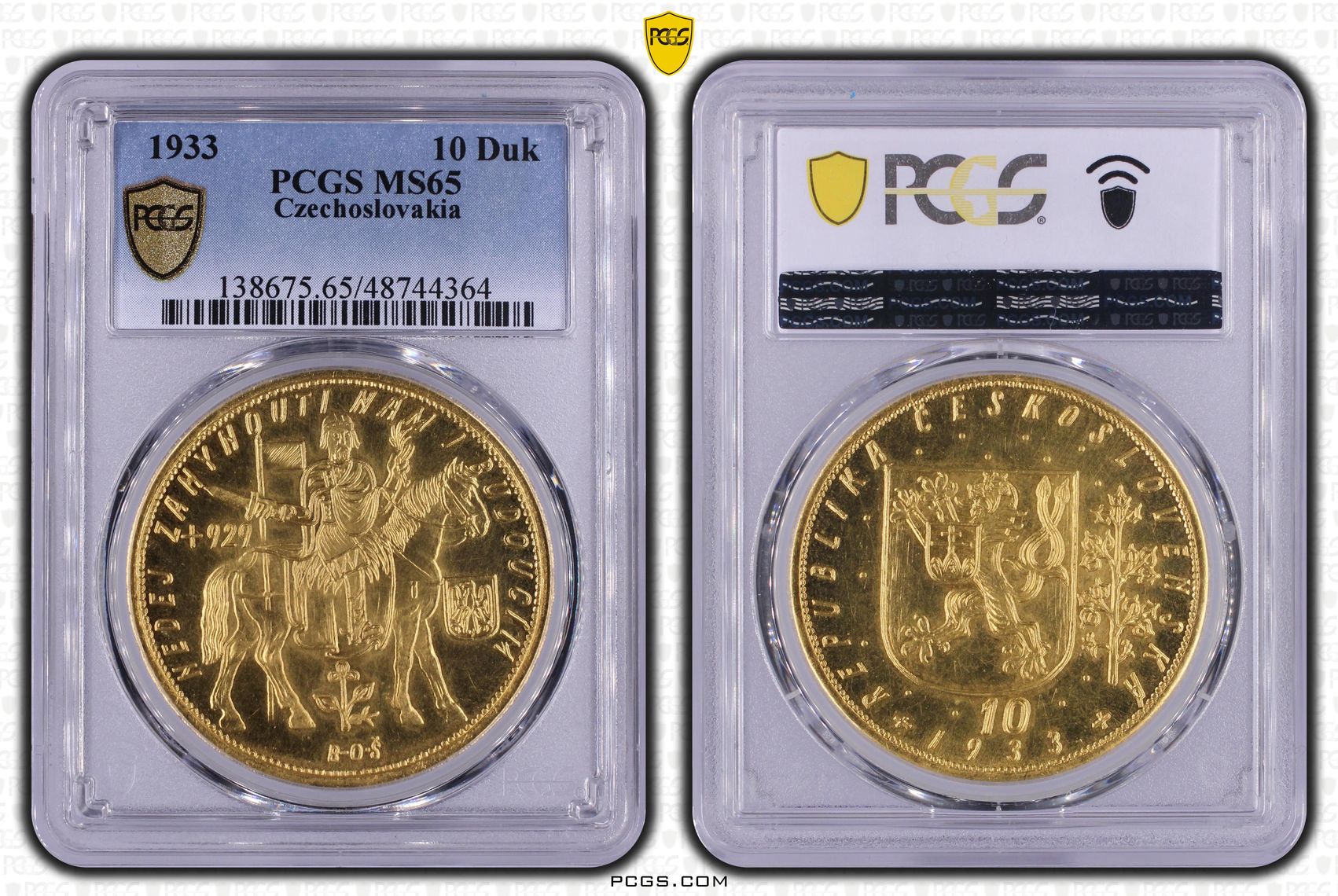 PCGS Certificate Verification Coin Details for Cert #48744364