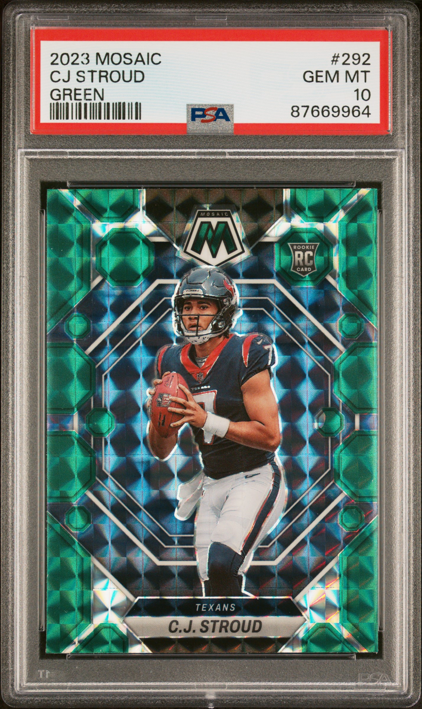 CJ Stroud 2023 Mosaic #292 Green PSA 10 Price Guide - Sports Card Investor