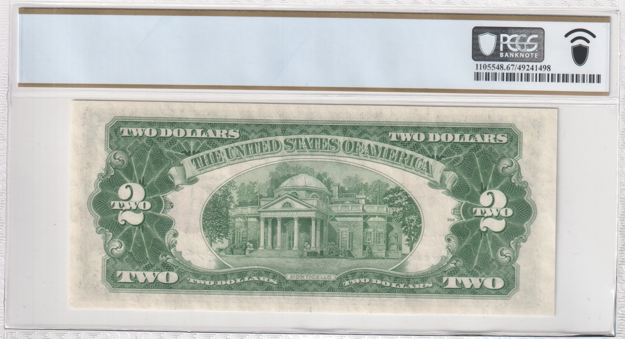 PCGS Certificate Verification Banknote Details for Cert #49241498