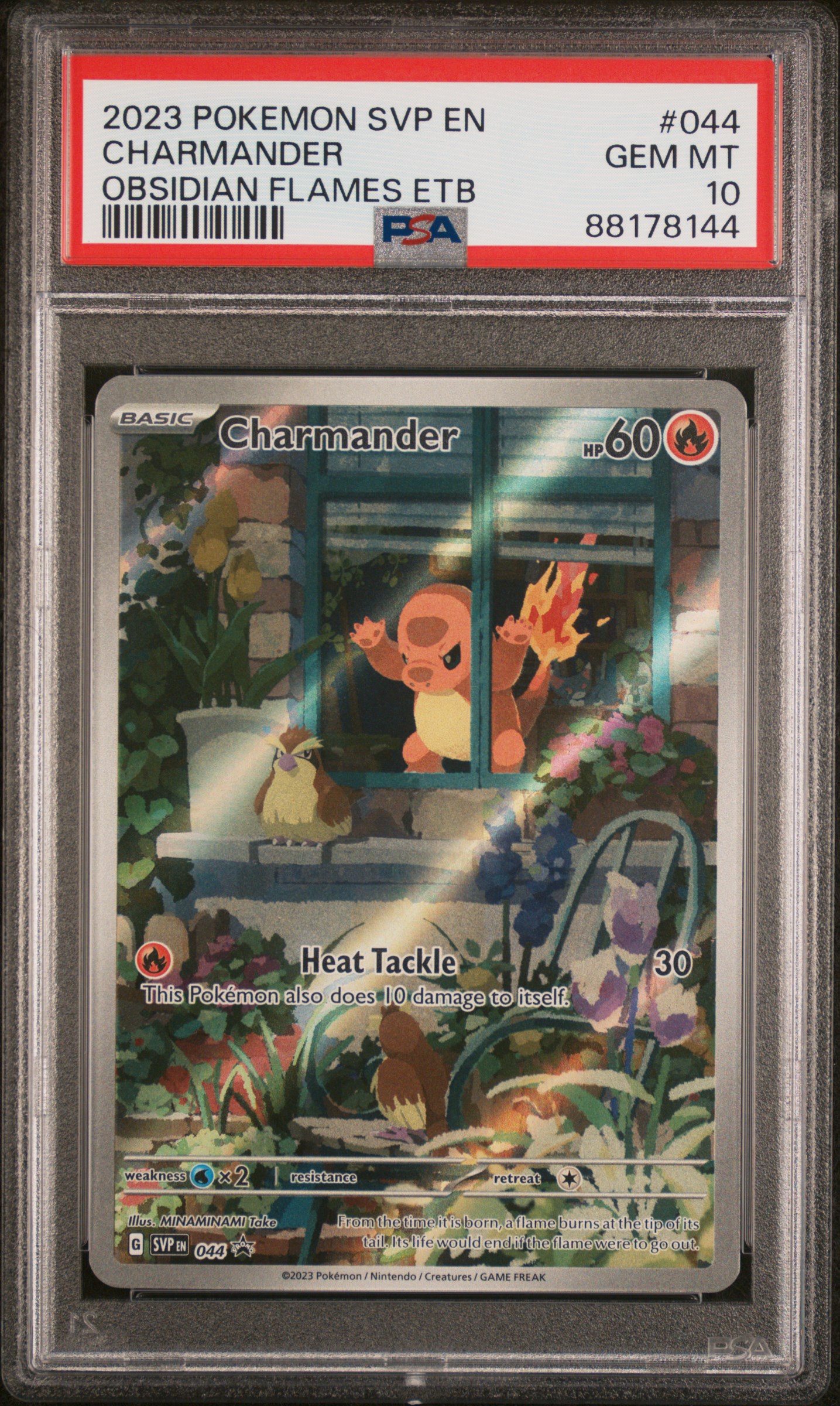 Charmander 2023 Scarlet & Violet: Black Star Promo #SVP044 Obsidian ...