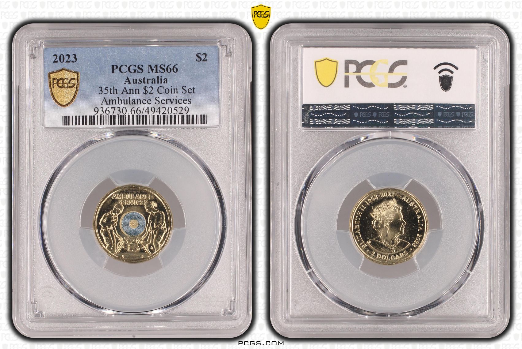PCGS Certificate Verification Coin Details for Cert #49420529