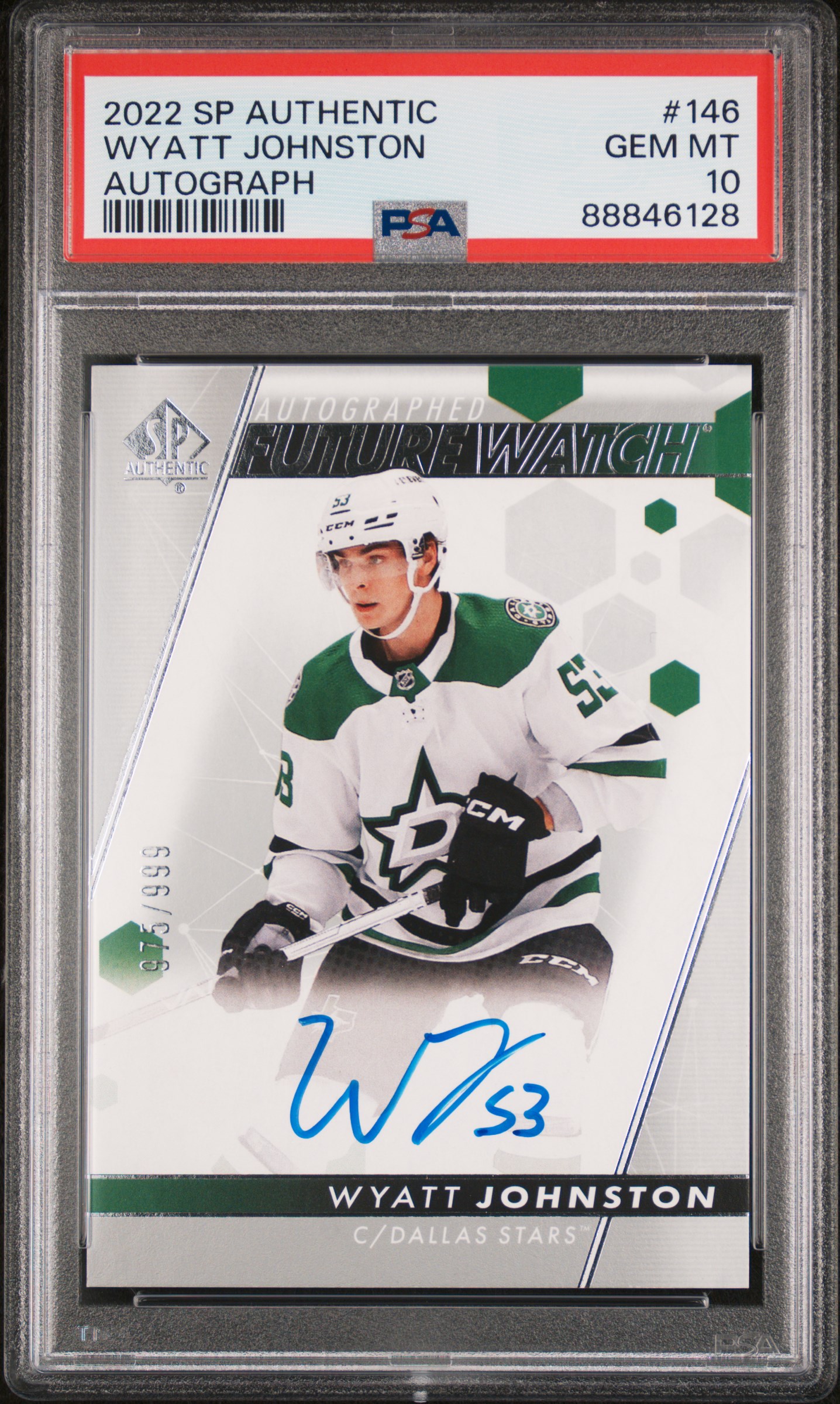 2022 WYATT JOHNSTON SP AUTHENTIC AUTOGRAPH | Veriswap