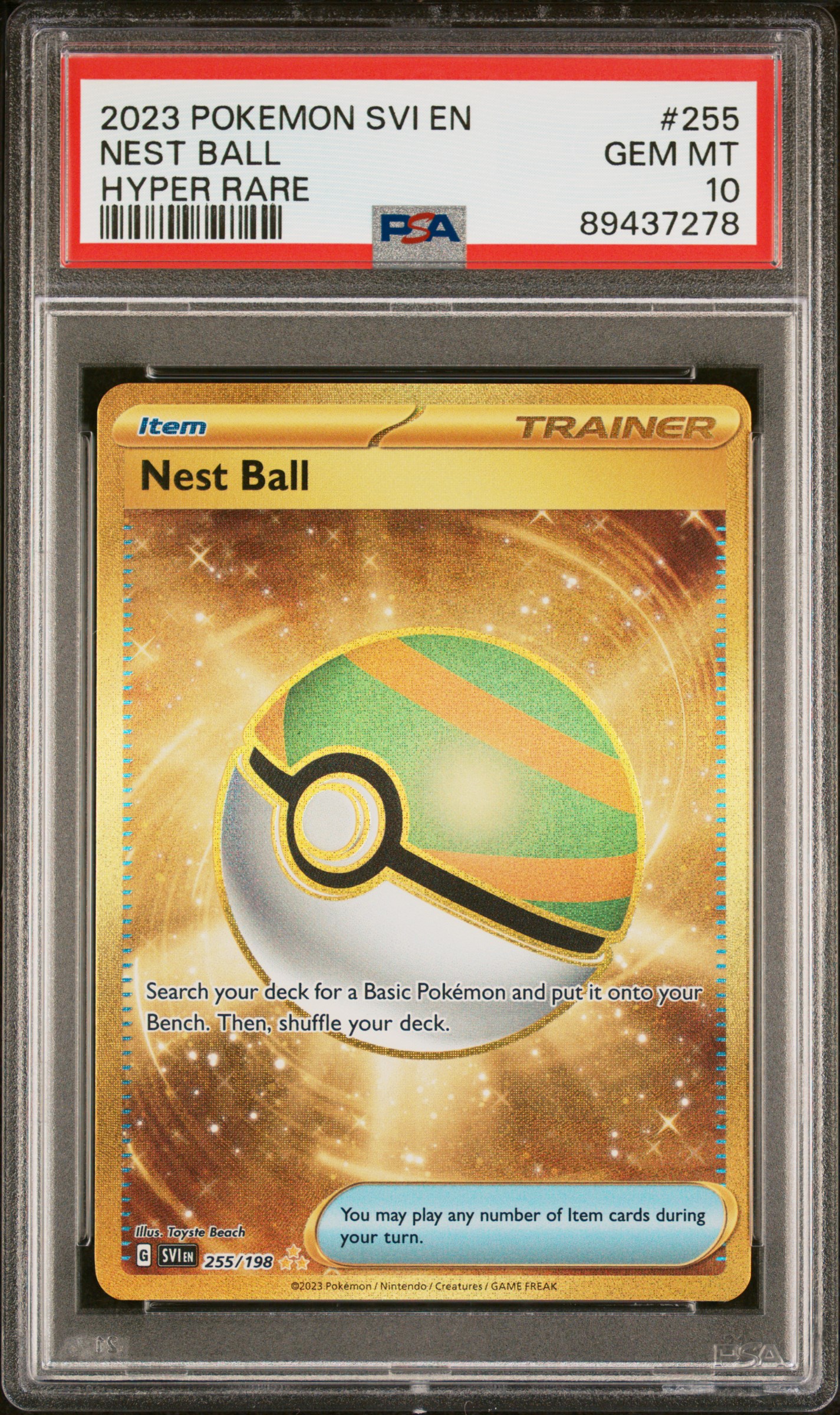 Nest Ball 2023 Scarlet & Violet #255/198 Hyper Rare (Secret) Price ...