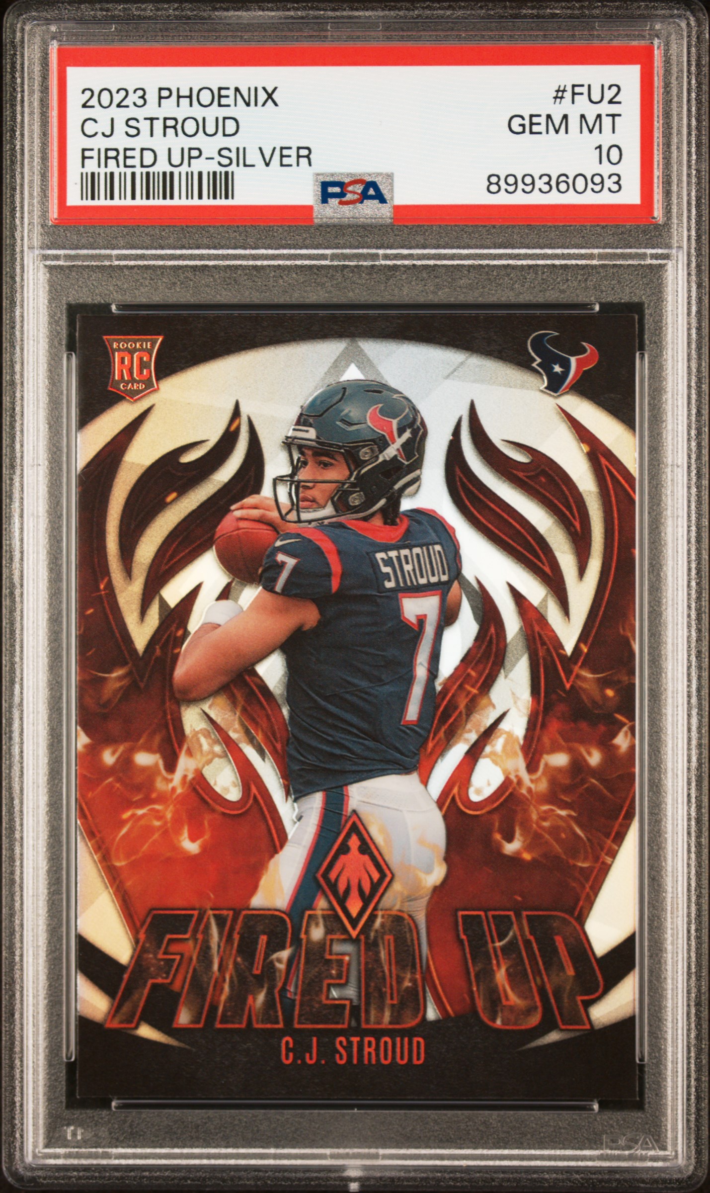 CJ Stroud 2023 Phoenix #FU-2 Fired Up - Silver Price Guide - Sports ...