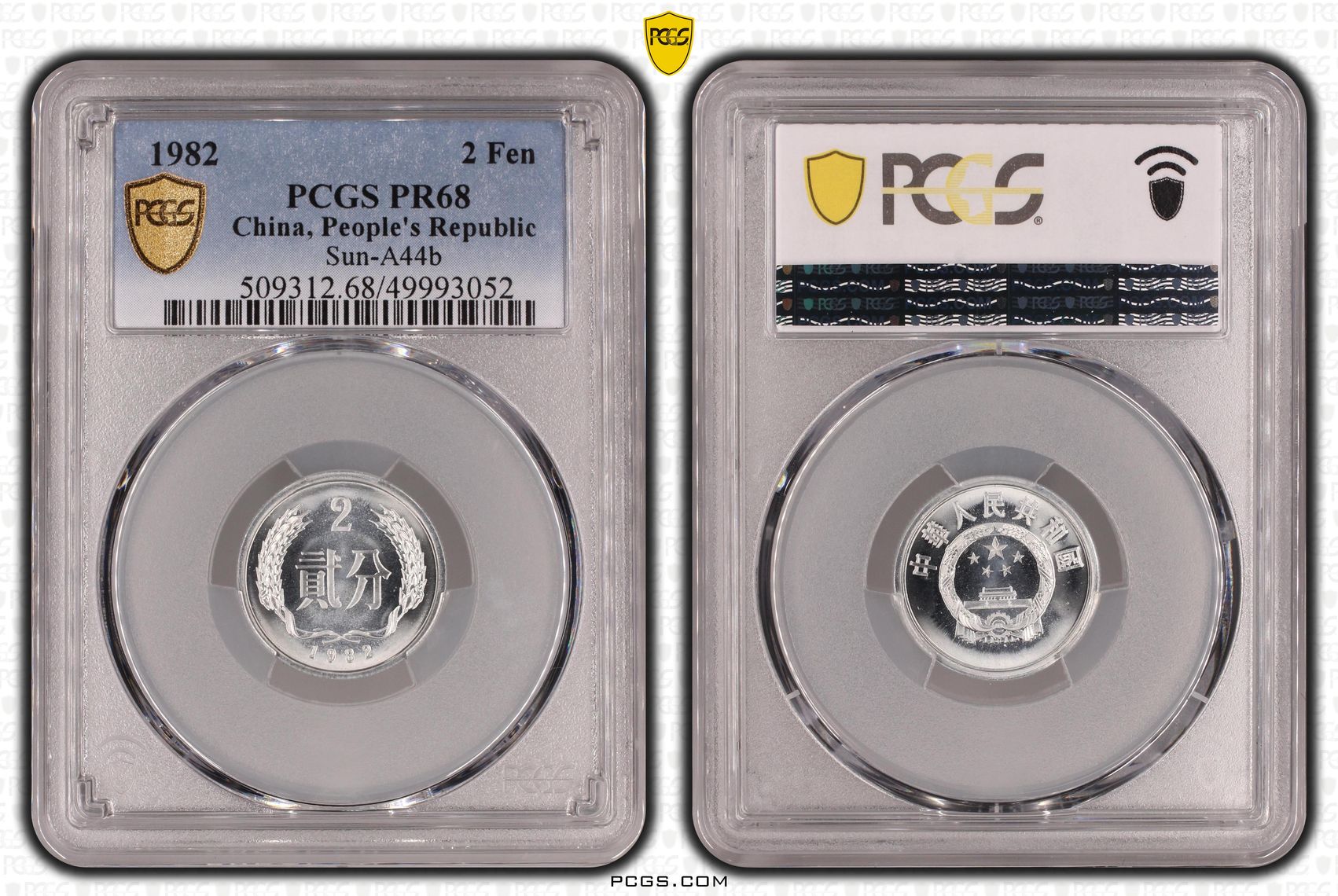 PCGS Certificate Verification Coin Details for Cert #49993052
