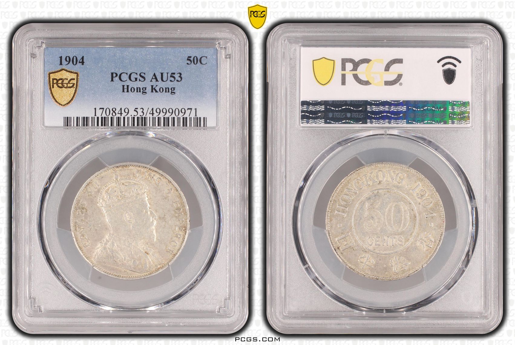 PCGS Certificate Verification Coin Details for Cert #49990971