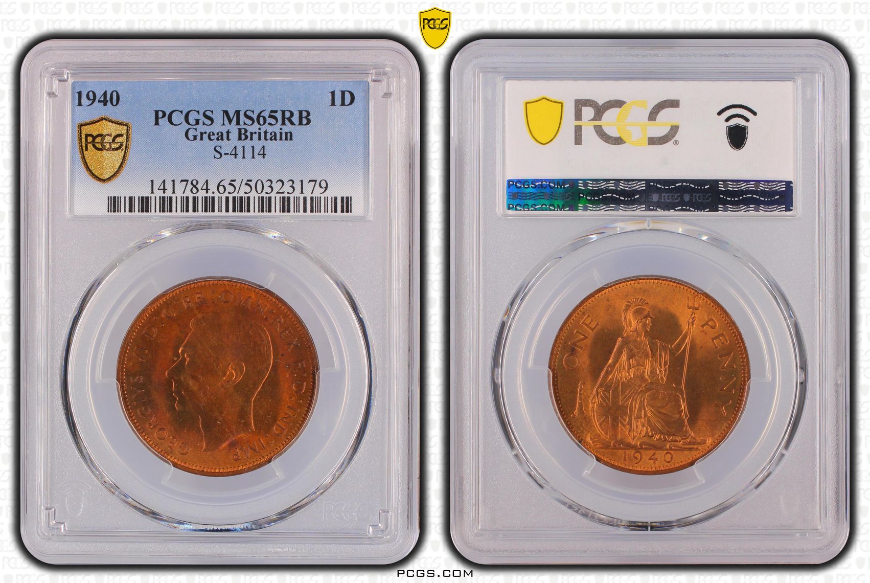 PCGS Certificate Verification Coin Details for Cert #50323179