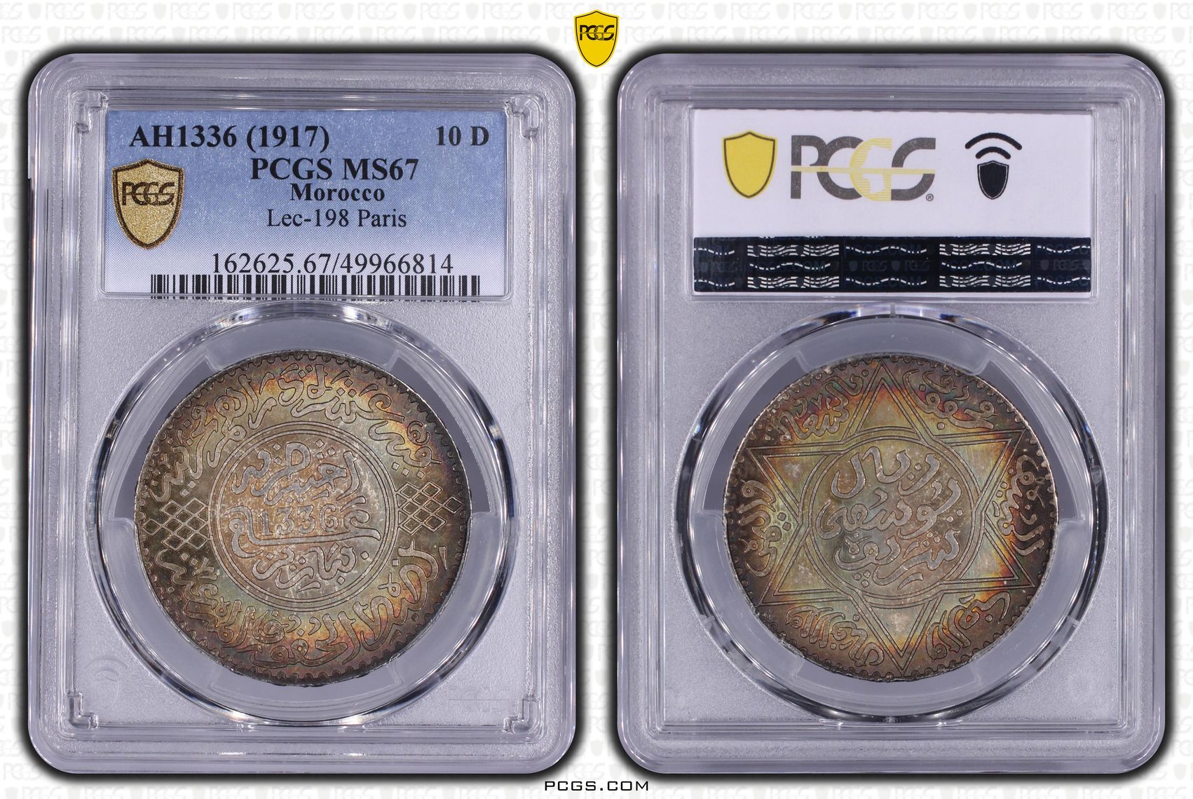 PCGS Certificate Verification Coin Details for Cert #49966814
