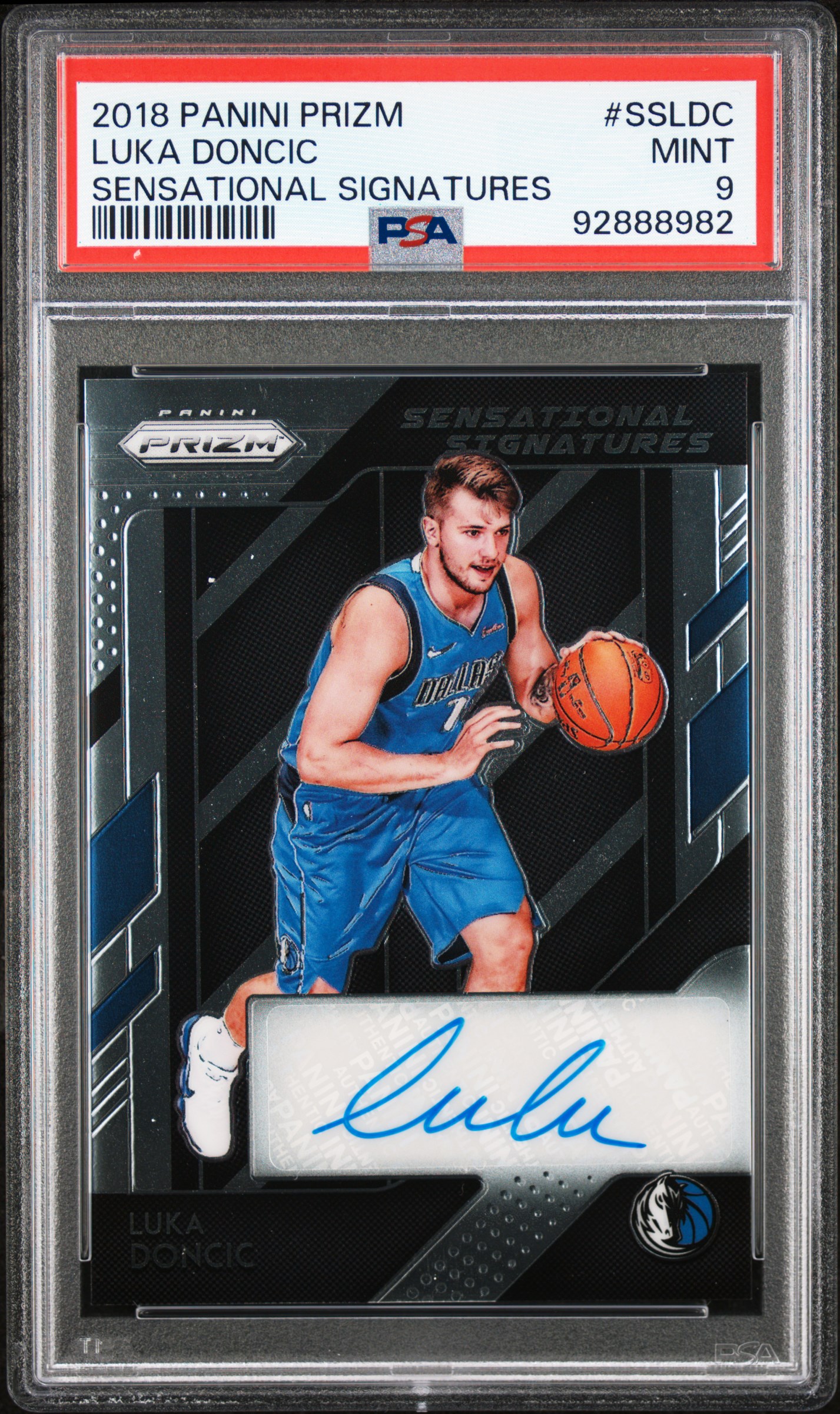 2018 LUKA DONCIC PANINI PRIZM SENSATIONAL SIGNATURES SENSATIONAL ...