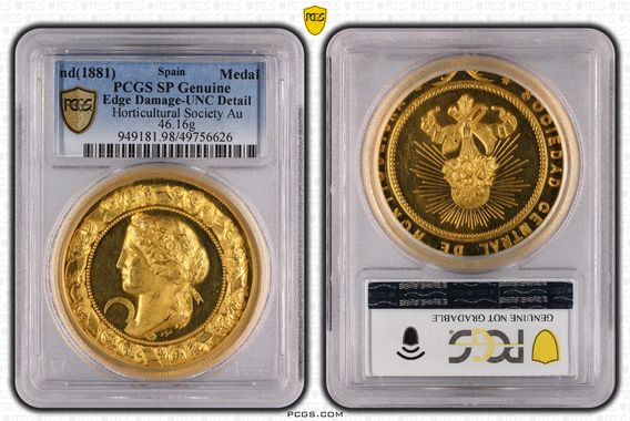 PCGS Certificate Verification Coin Details for Cert #49756626