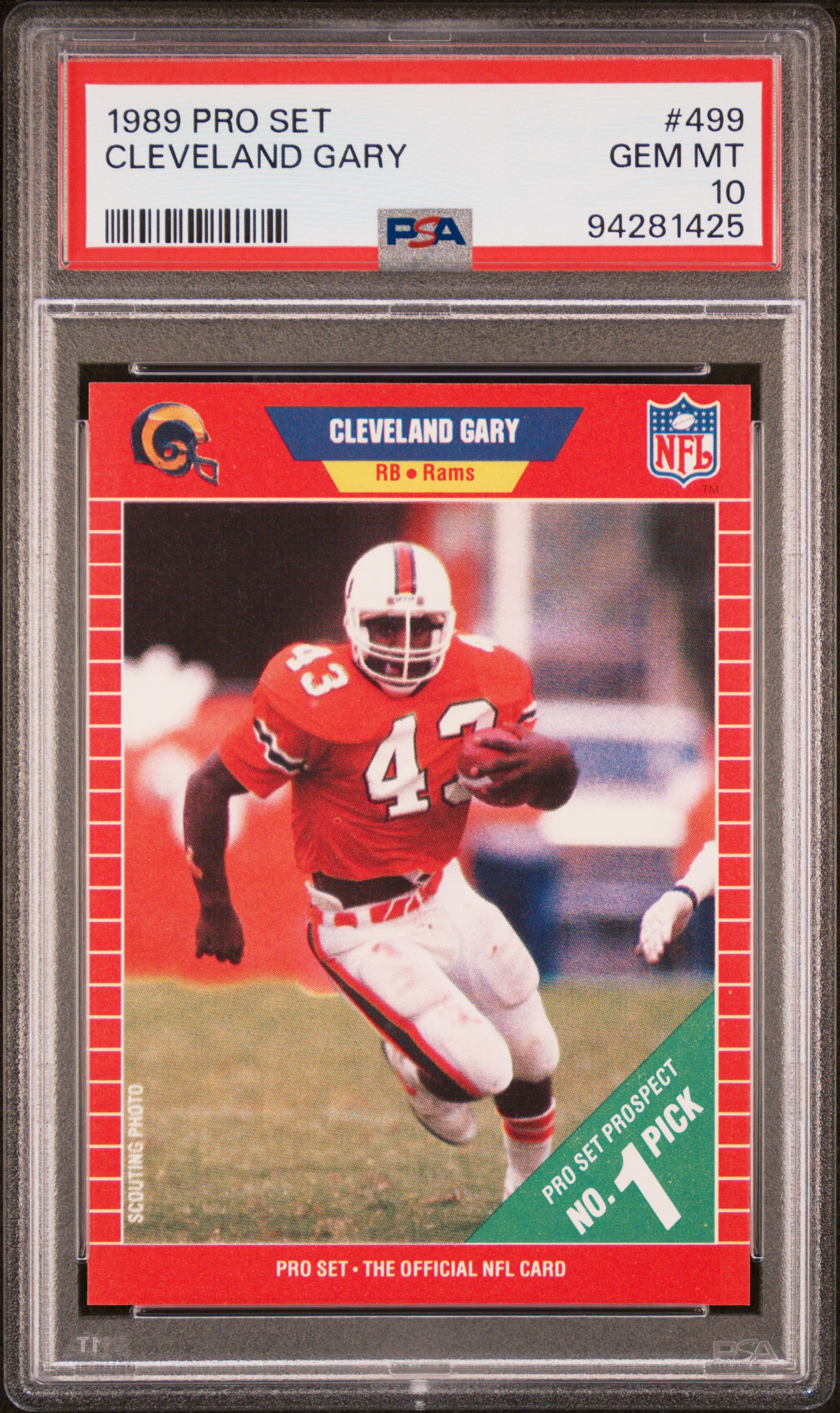 Rookies Showcase Image Gallery: 1989 Pro Set Draft Picks & Prospects