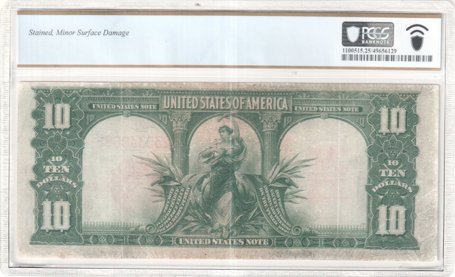 PCGS Certificate Verification Banknote Details for Cert #49656129