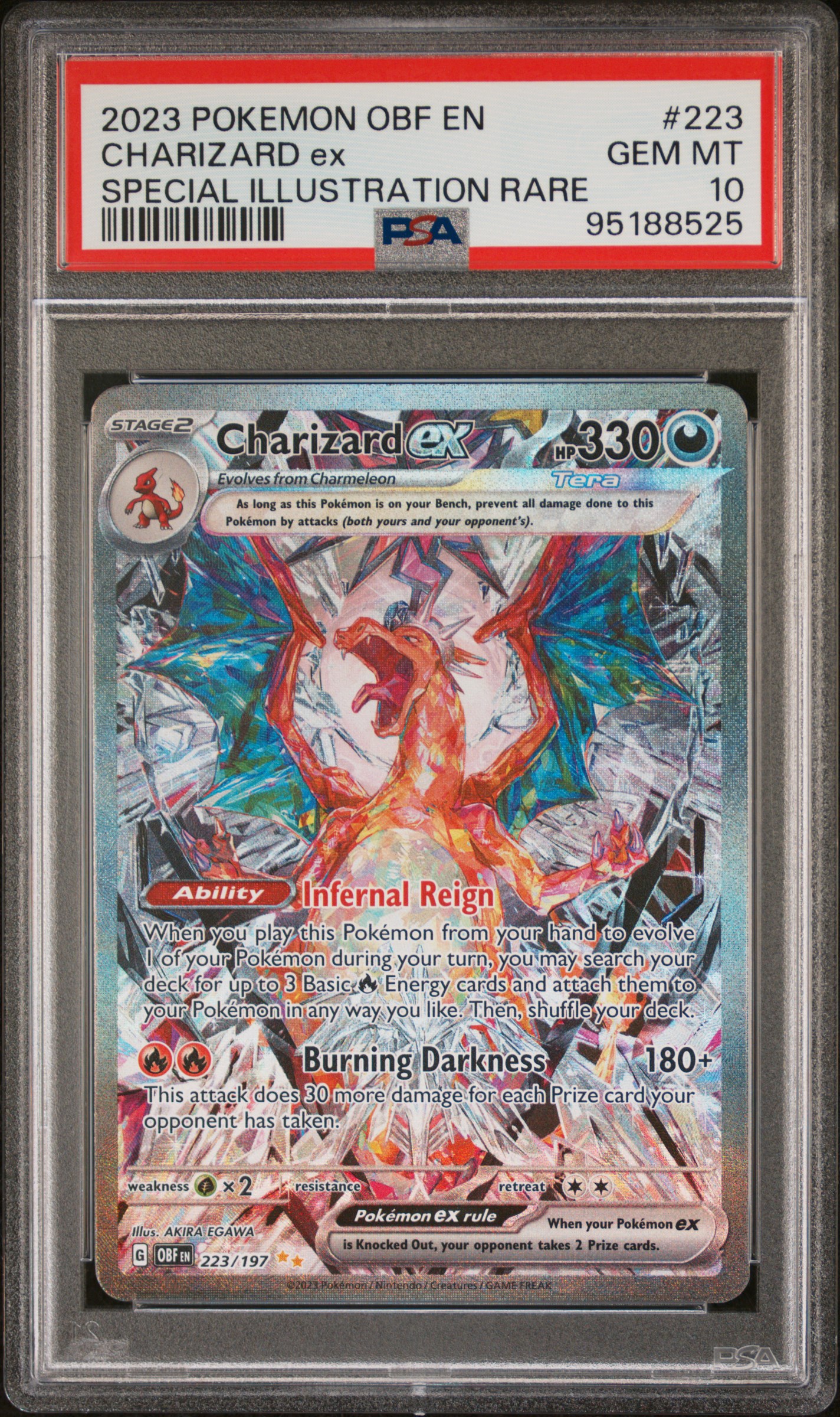 2023 CHARIZARD ex POKEMON OBF EN-OBSIDIAN FLAMES SPECIAL ILLUSTRATION ...