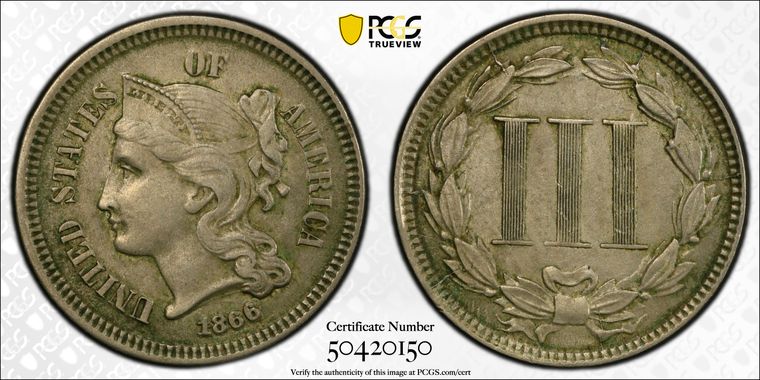 PCGS Certificate Verification Coin Details for Cert #50420150