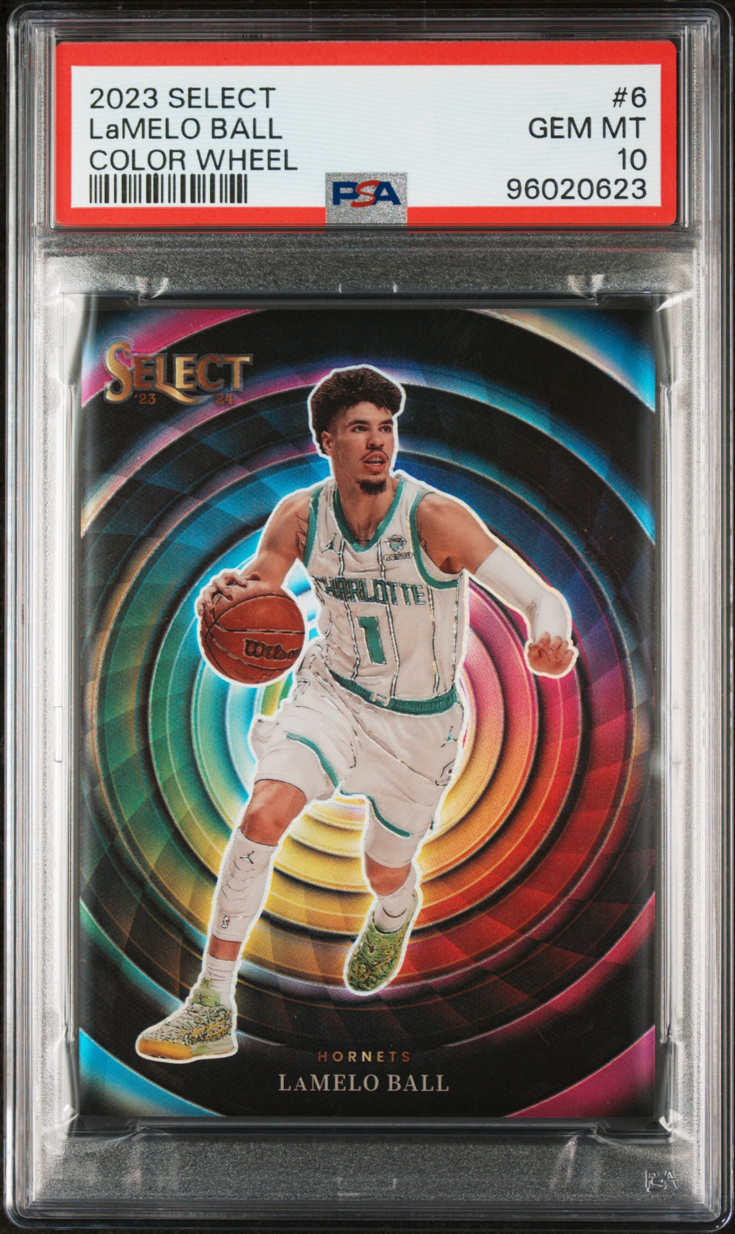 2023 LaMELO BALL PANINI SELECT COLOR WHEEL COLOR WHEEL PSA 10 | Veriswap