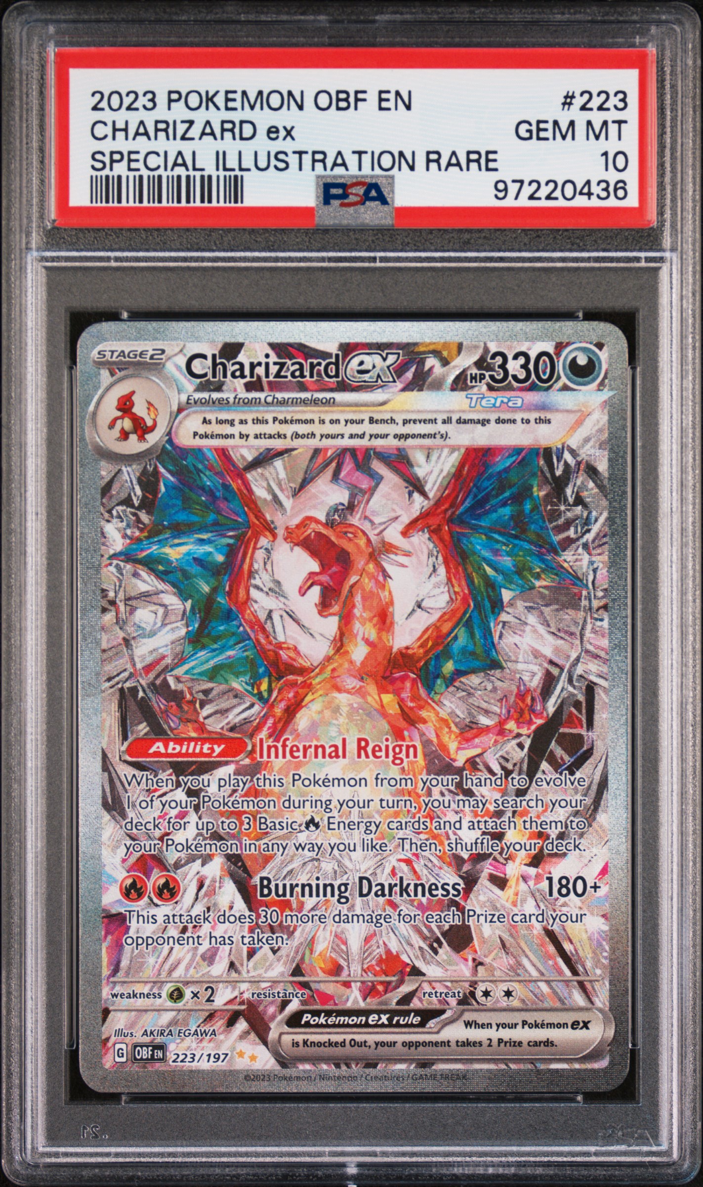 2023 CHARIZARD ex POKEMON OBF EN-OBSIDIAN FLAMES SPECIAL ILLUSTRATION ...