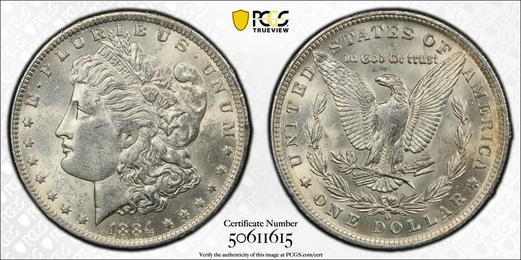 PCGS Certificate Verification Coin Details for Cert #50611615