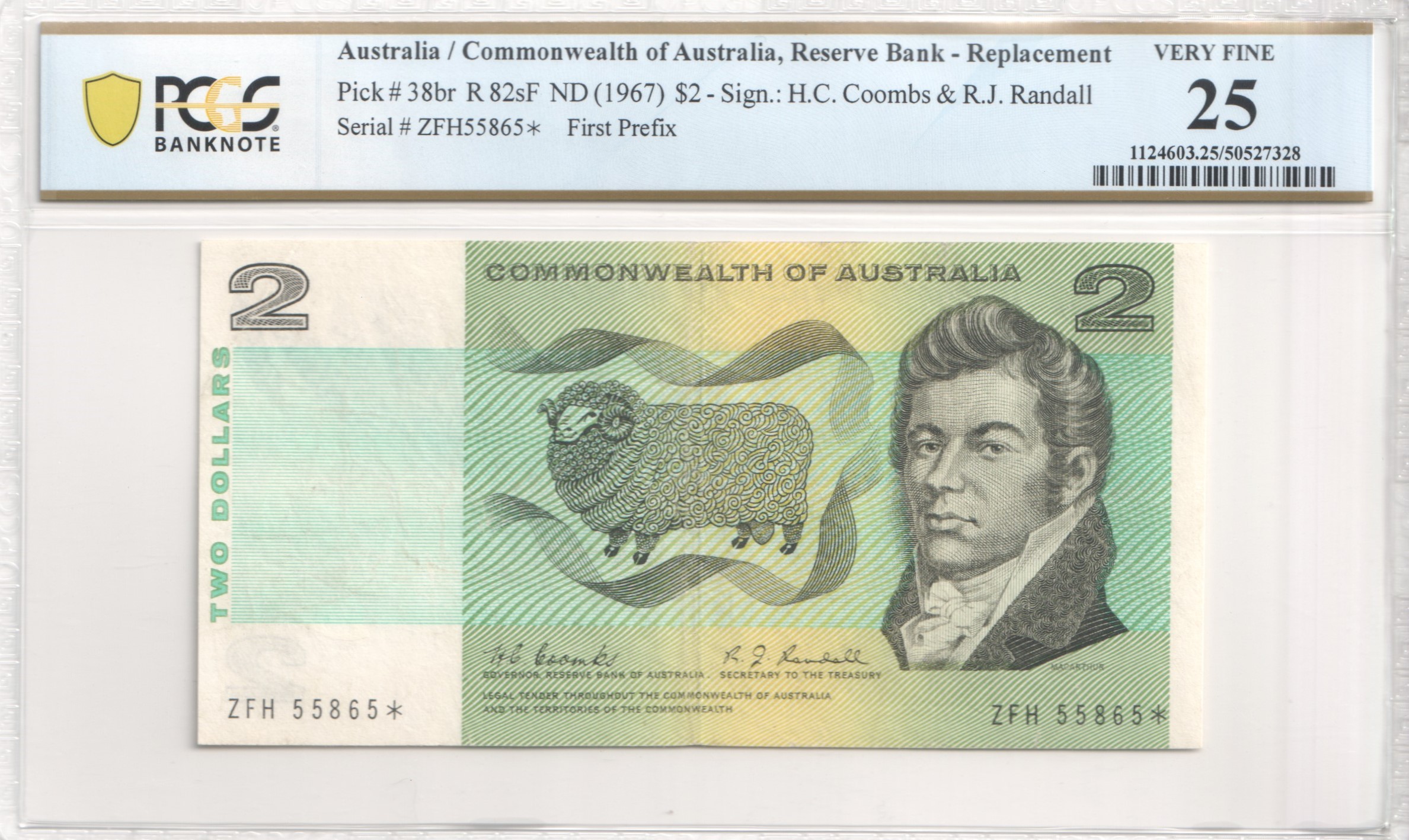 PCGS Certificate Verification Banknote Details for Cert #50527328