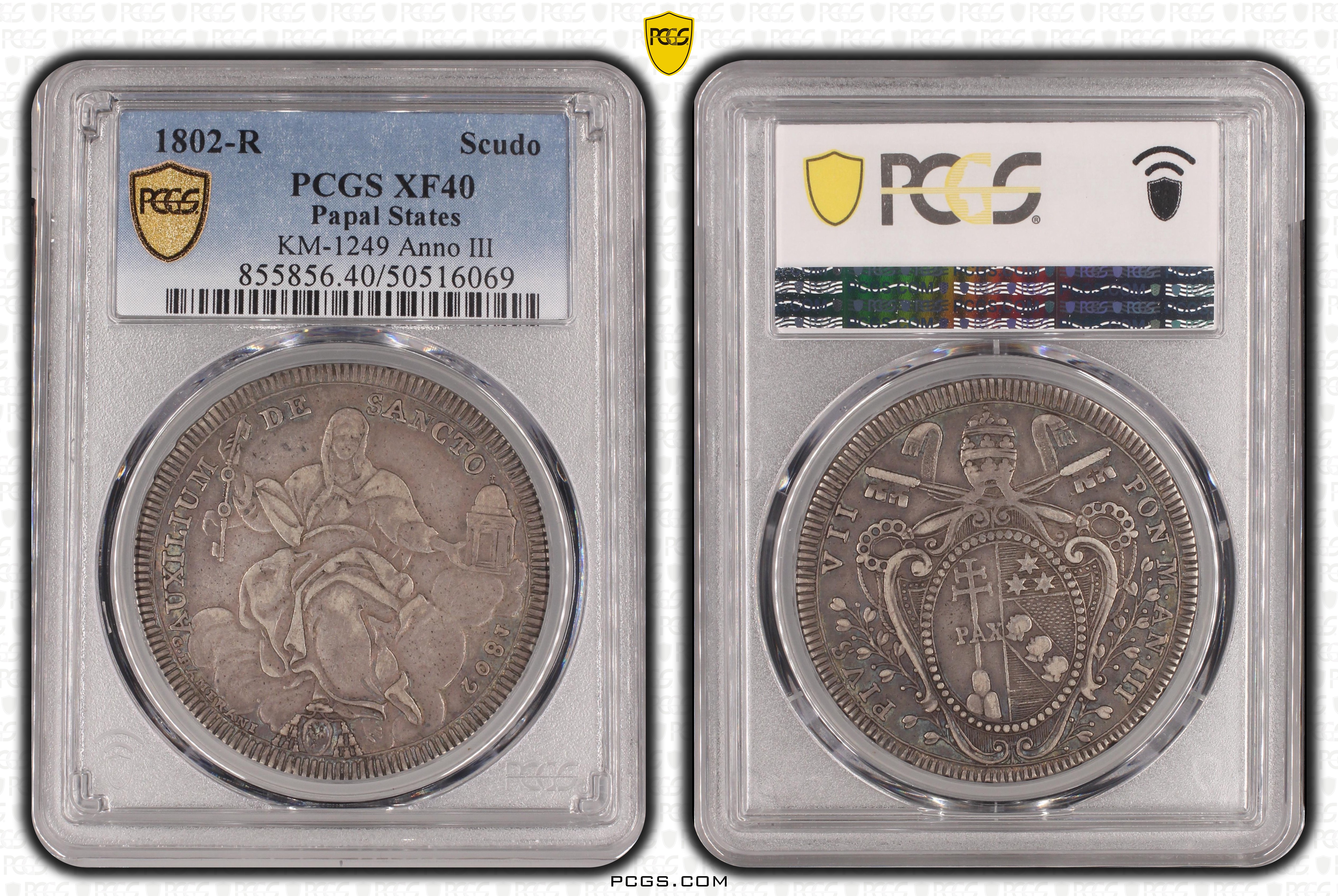 PCGS Certificate Verification Coin Details for Cert #50516069