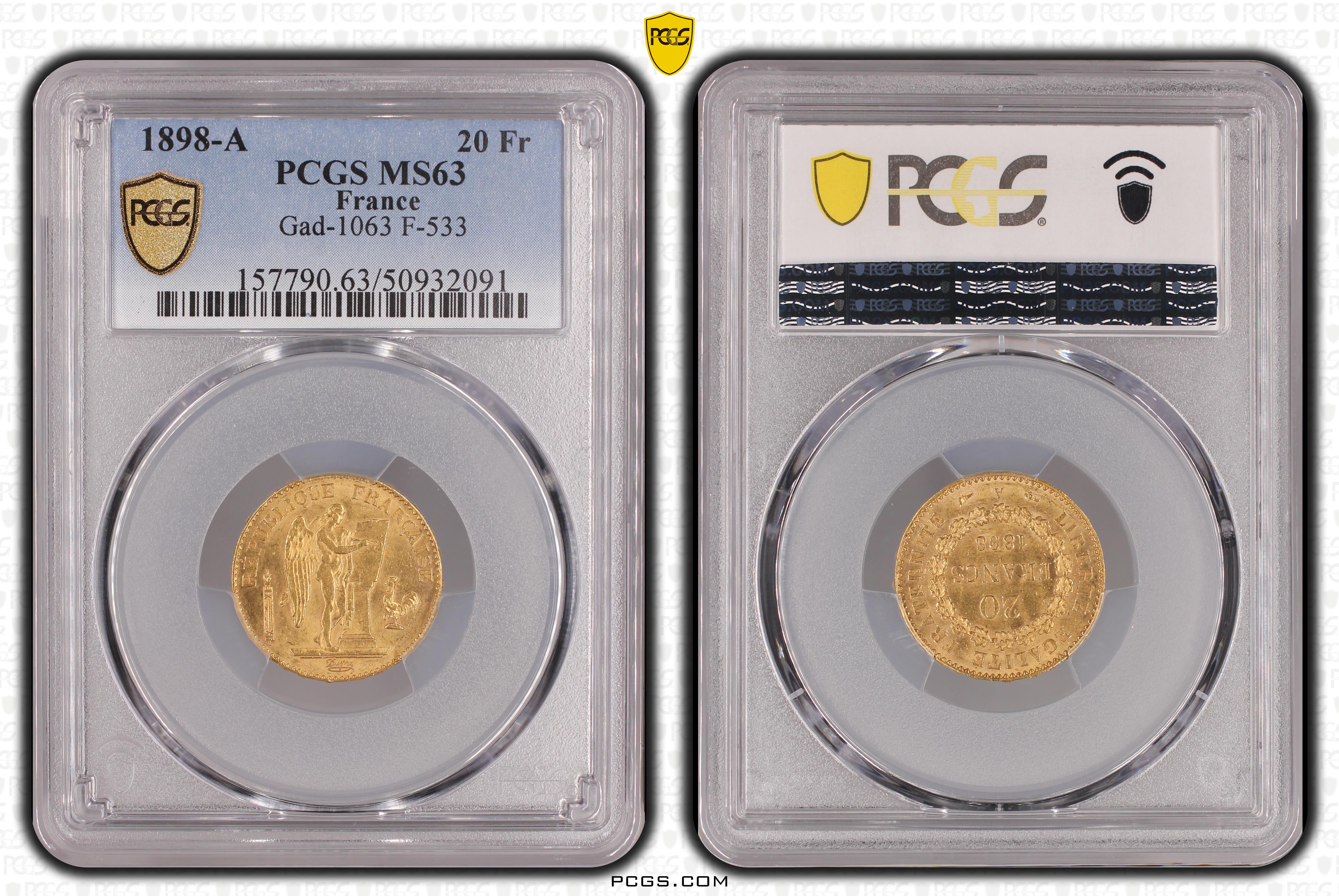 PCGS Certificate Verification Coin Details for Cert #50932091